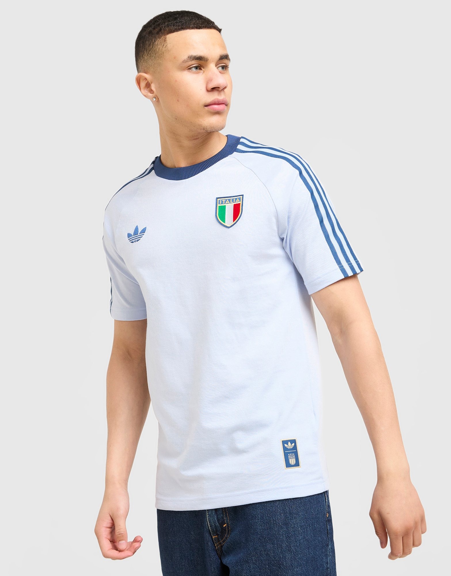 Blue adidas Originals Italy OG T-Shirt - JD Sports NZ