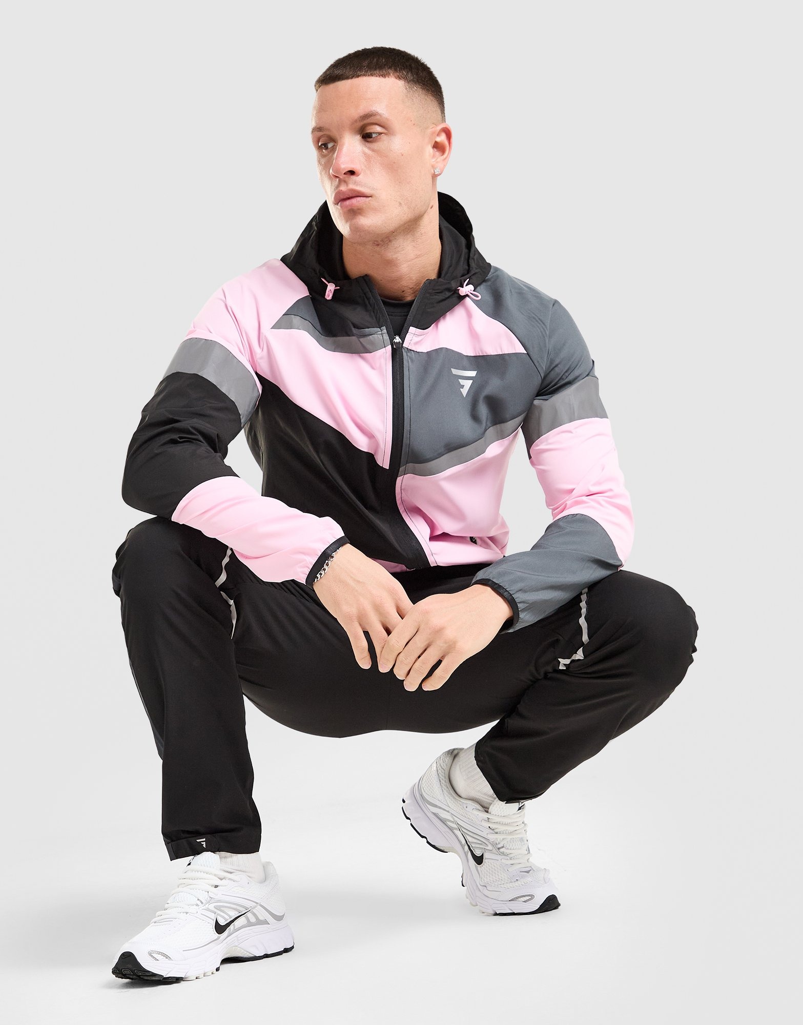 Pink GRIID Panel Jacket - JD Sports Sverige