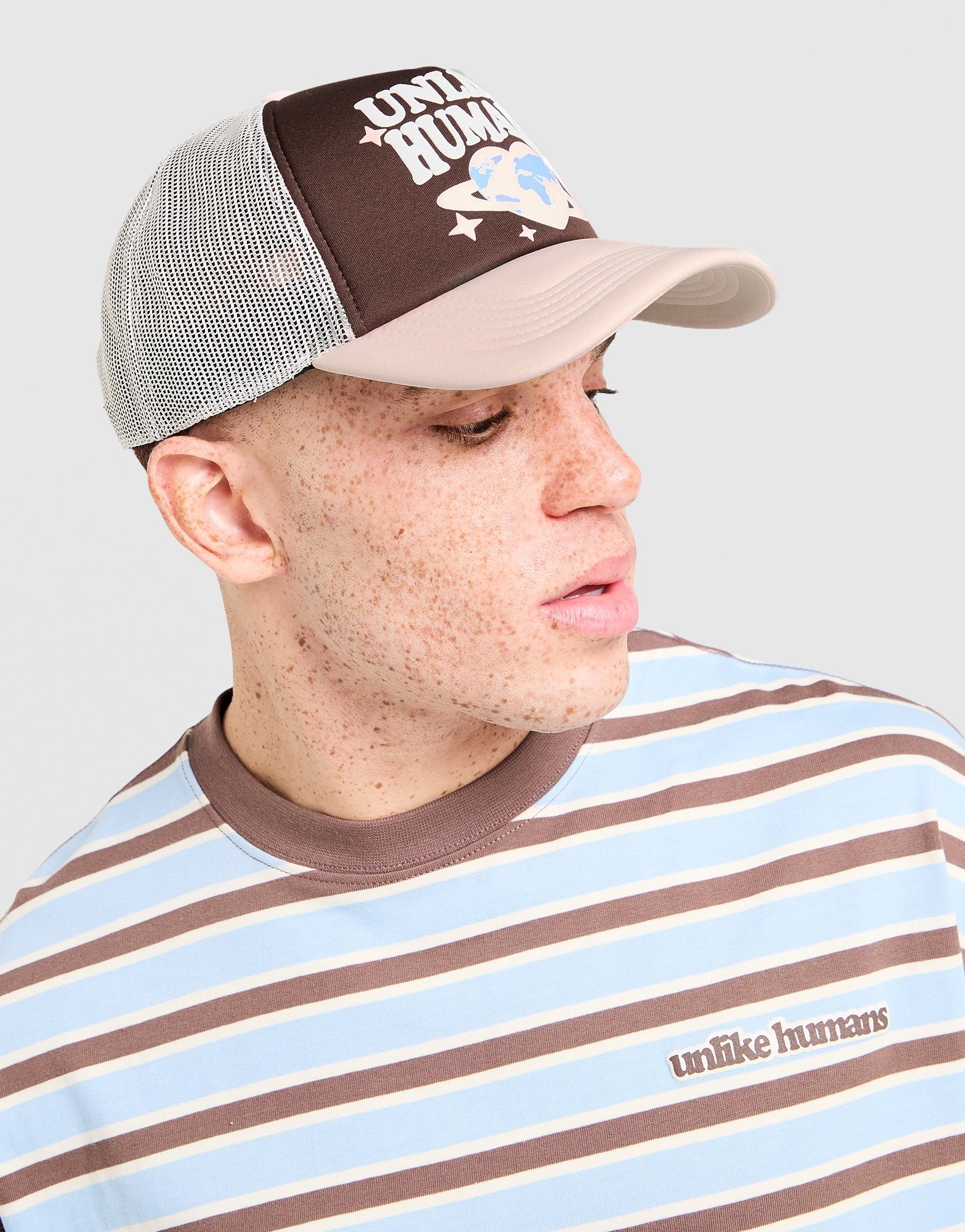 Brown Unlike Humans Heart Trucker Cap - JD Sports Sverige