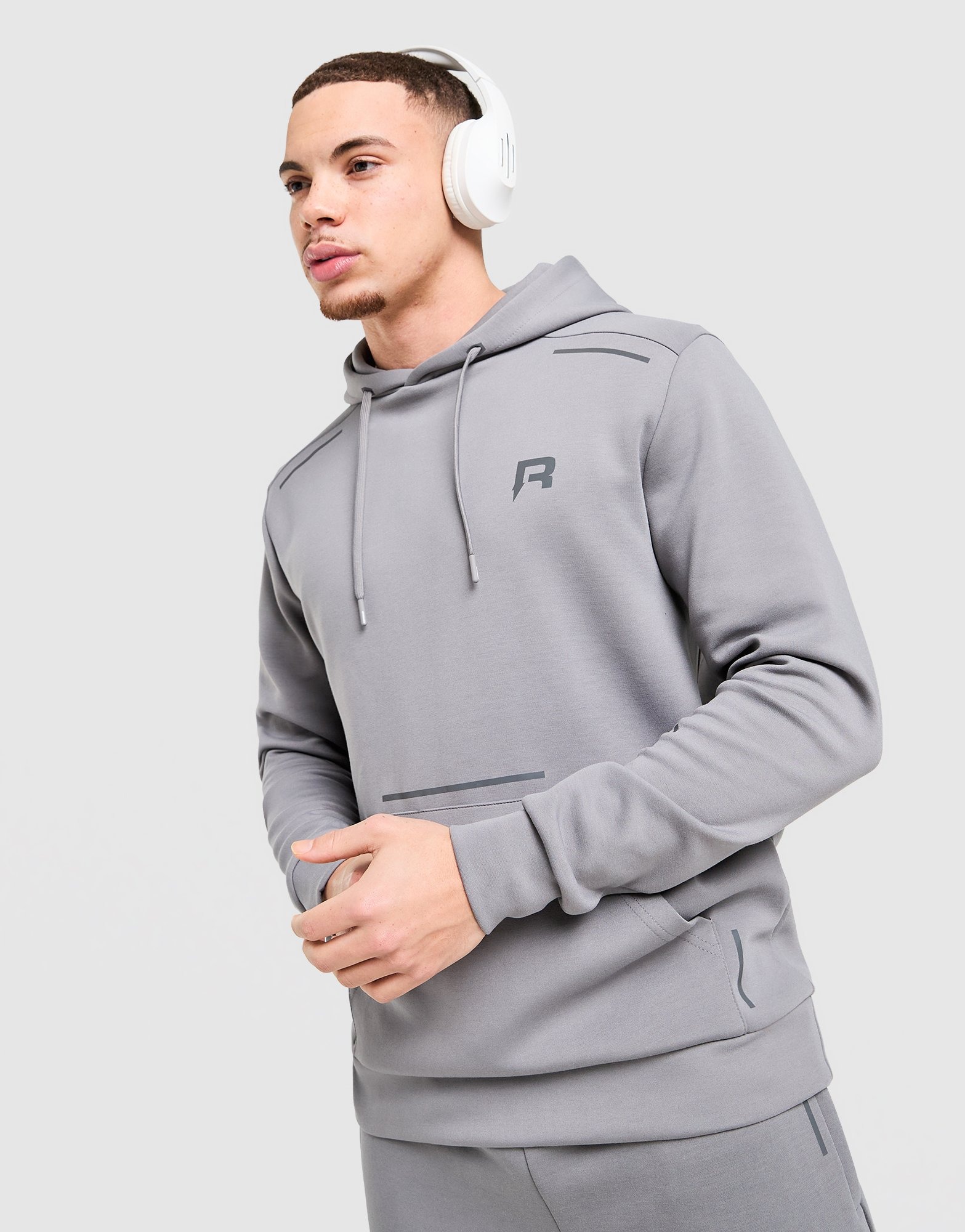 Grey Reprimo Motion Hoodie - JD Sports Global