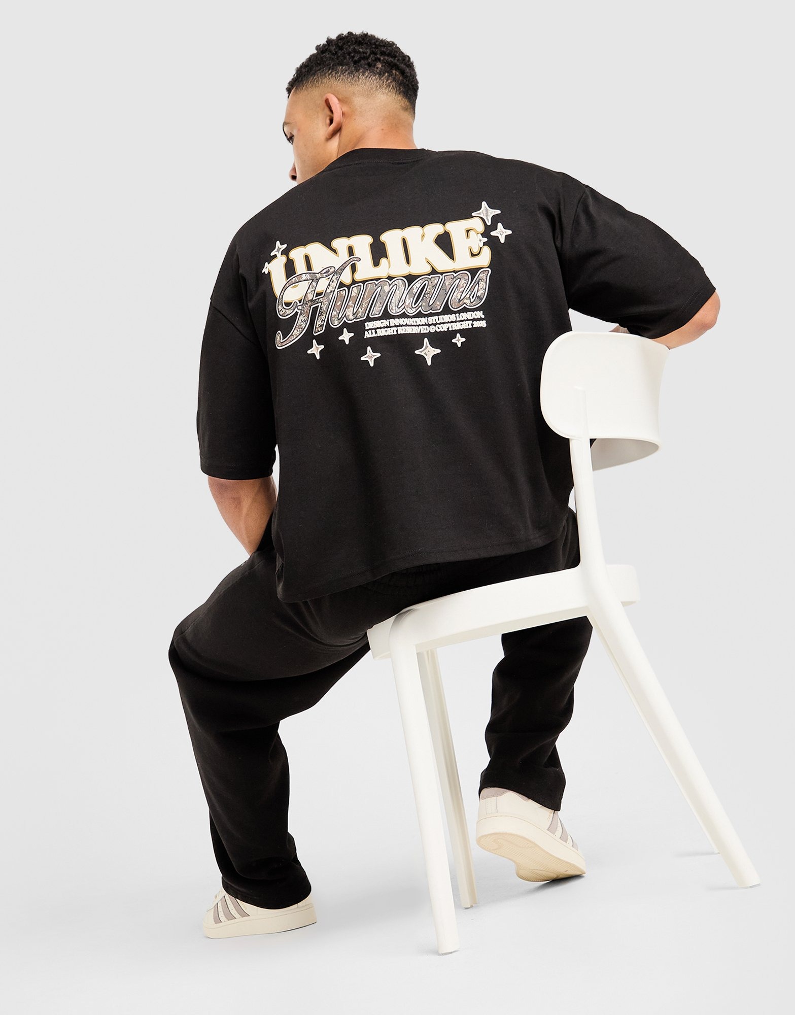 Black Unlike Humans Steel T-Shirt - JD Sports NZ