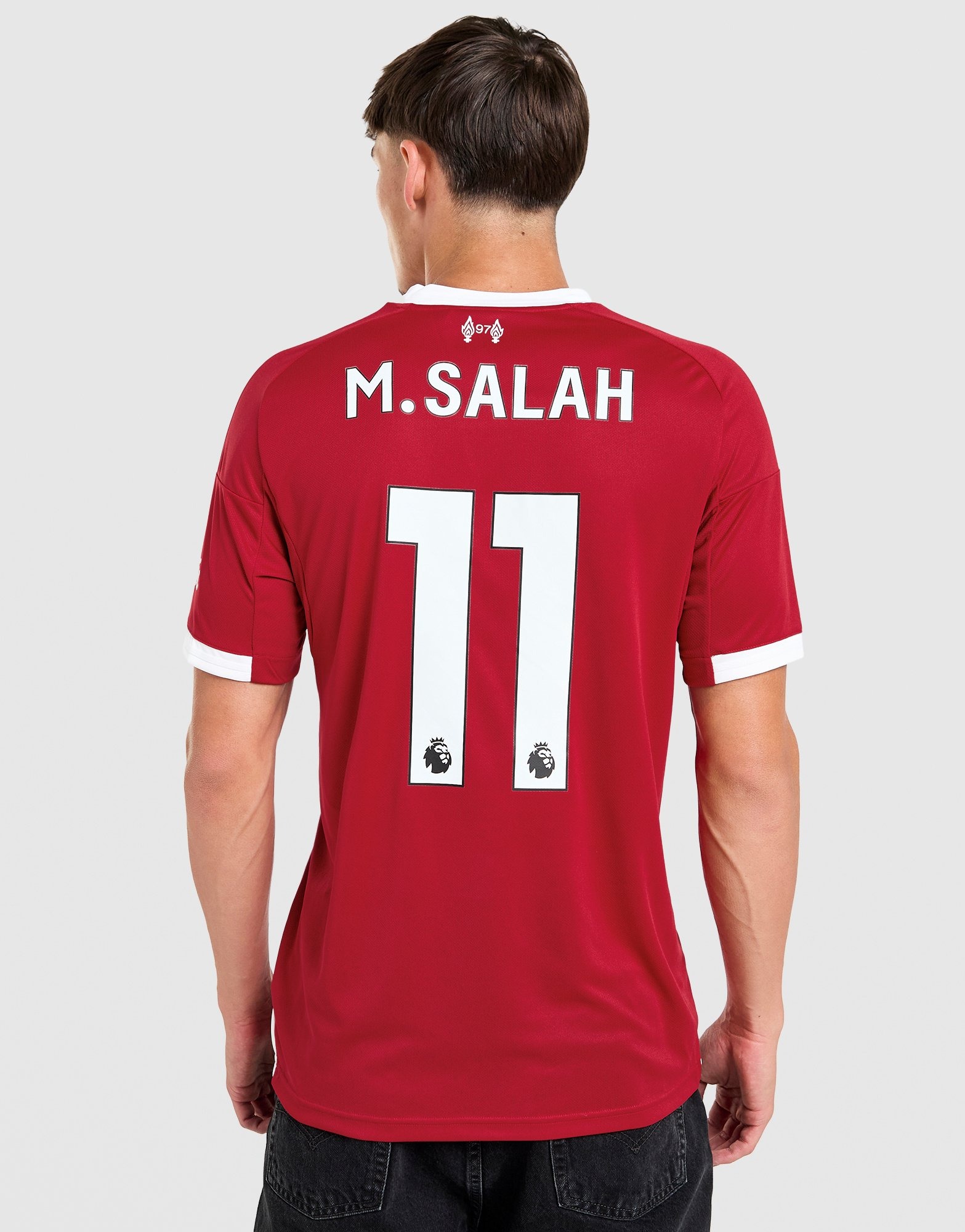 Red adidas Liverpool FC 2025/26 Salah #11 Home Shirt - JD Sports Global