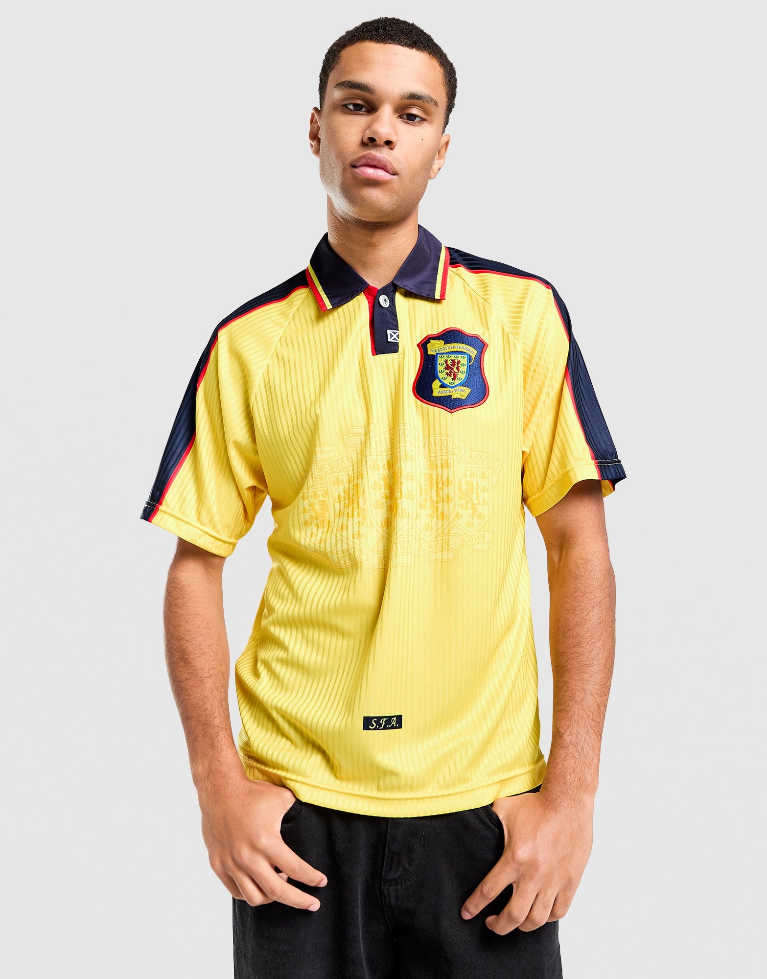 Yellow Score Draw Scotland '98 Retro Away Shirt - JD Sports NZ