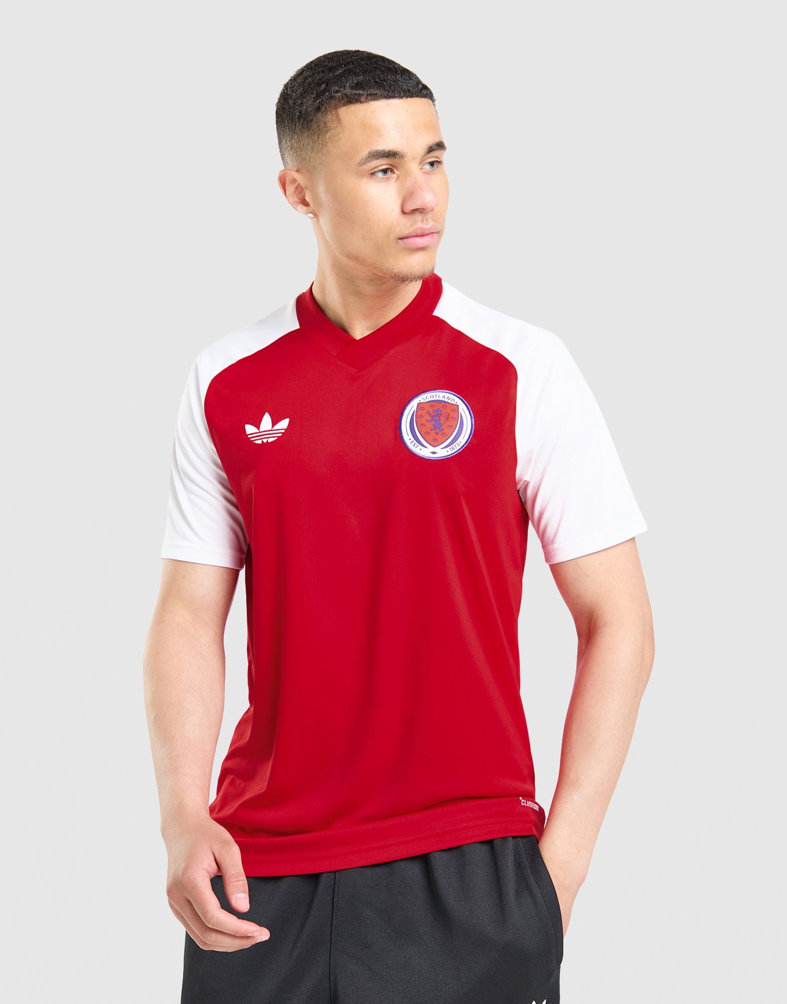 Red adidas Originals Scotland 2026 Pre Match Shirt - JD Sports NZ