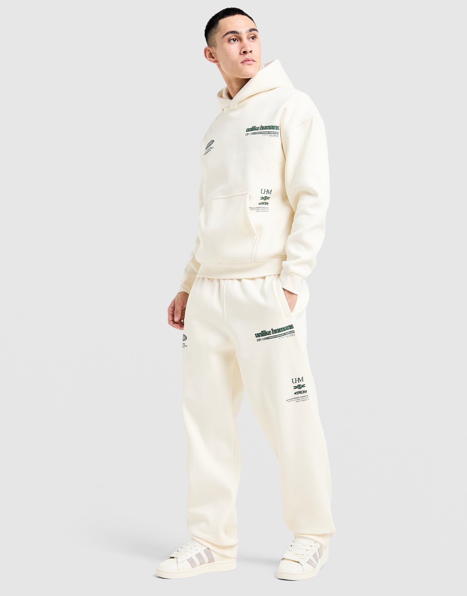 Beige Unlike Humans Highgrade Joggers - JD Sports Global