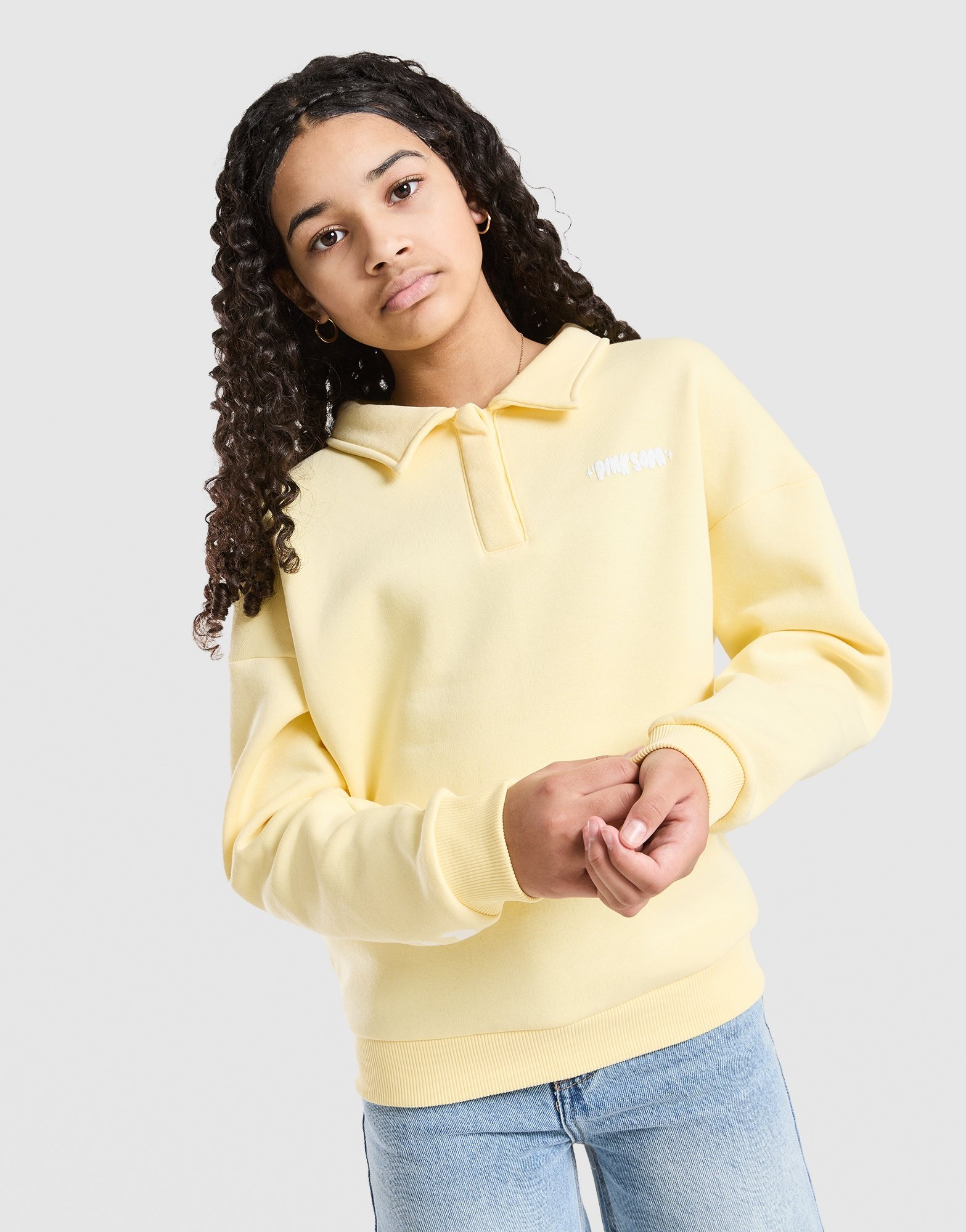 Yellow Pink Soda Sport Girls' Marly Polo Shirt Junior - JD Sports Australia