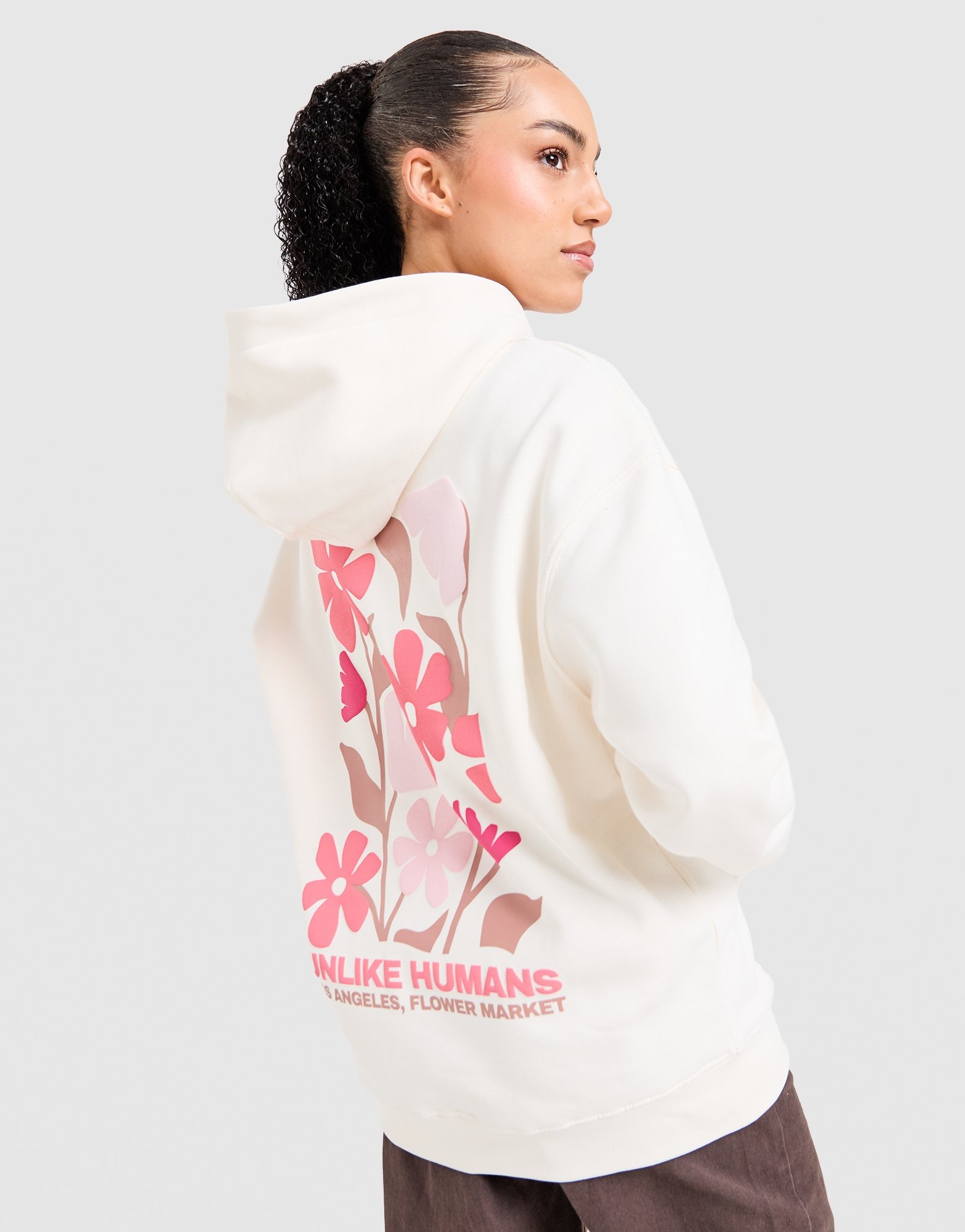 Valkoinen Unlike Humans Huppari Naiset - JD Sports Finland