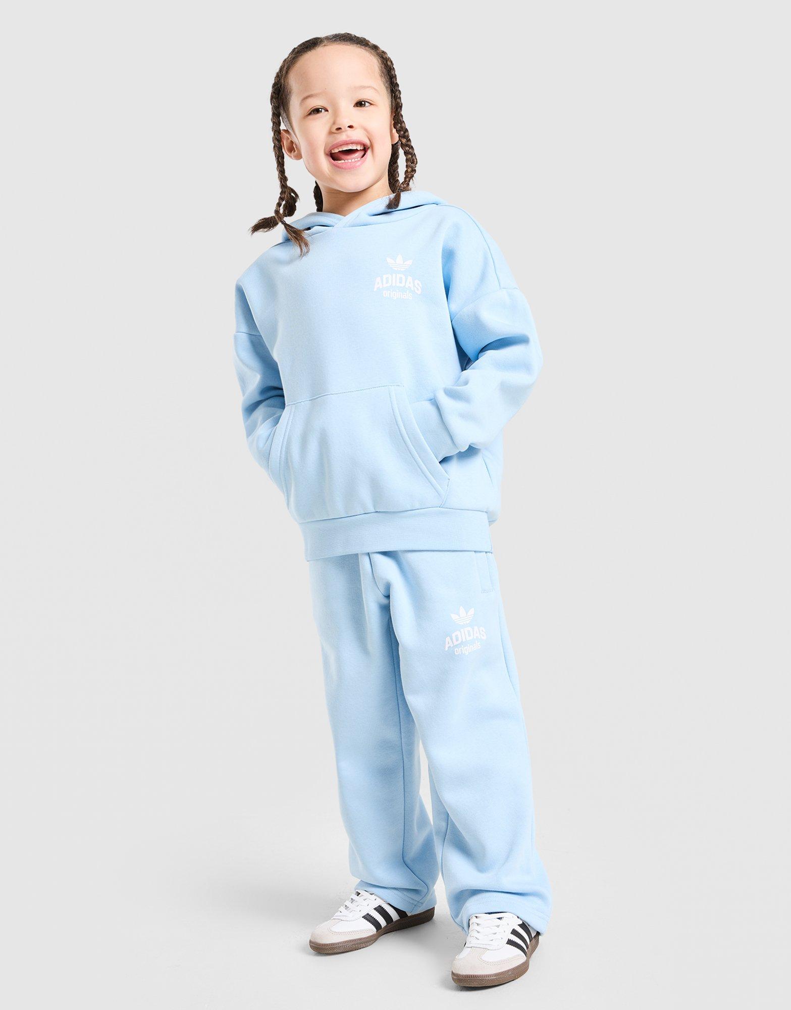 Blue adidas Originals Treffy Graphic Tracksuit Children | JD Sports UK