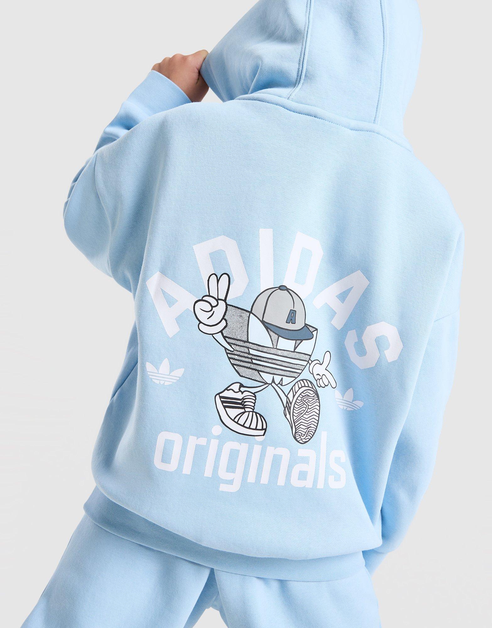 Blue adidas Originals Treffy Graphic Tracksuit Children | JD Sports UK