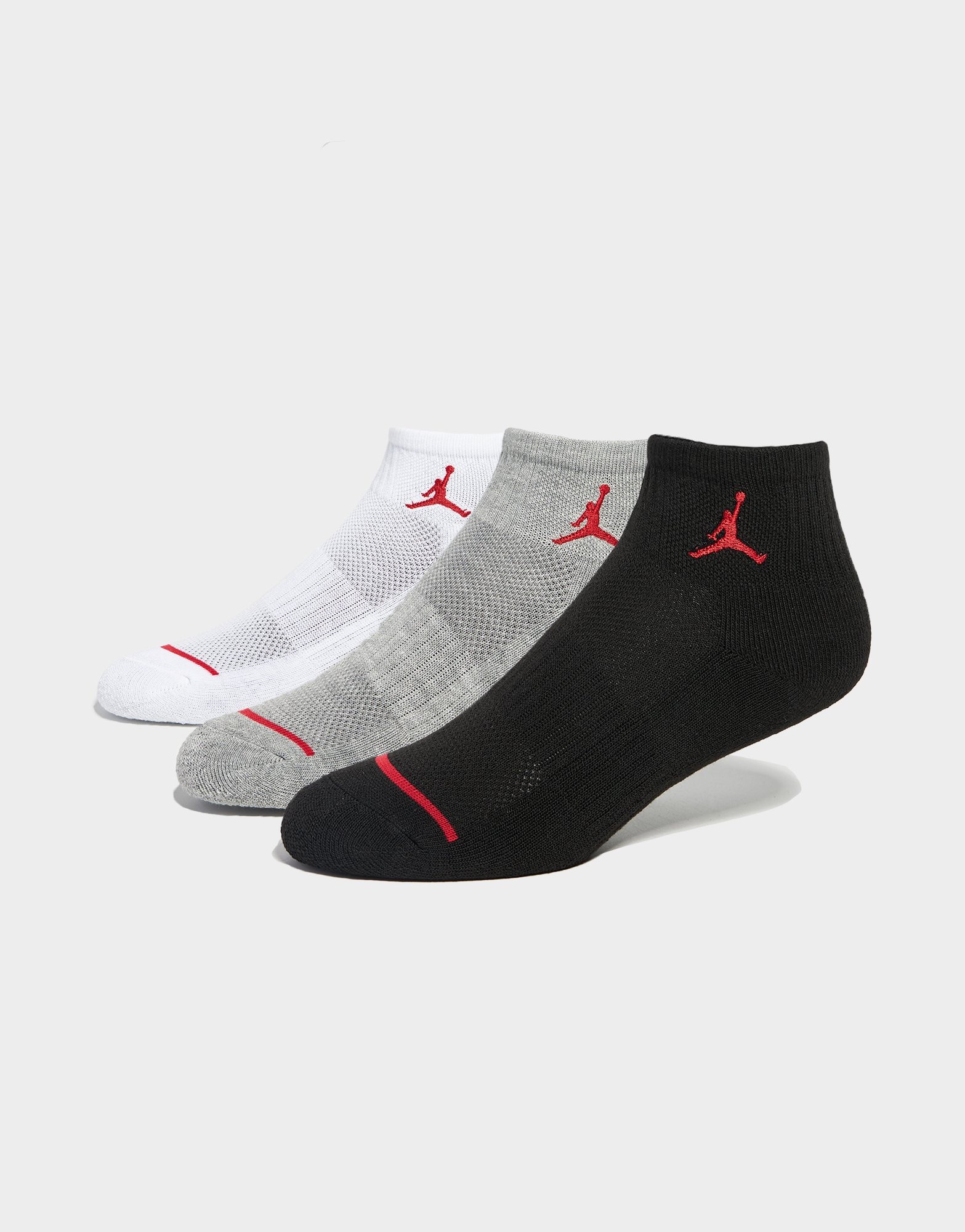 Multi Jordan Ankle Socks 3Y-5Y 3 Pack - JD Sports NZ
