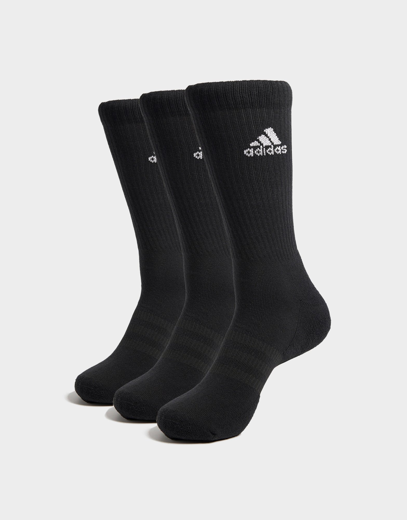 Black adidas Crew Socks 6 Pack - JD Sports Australia