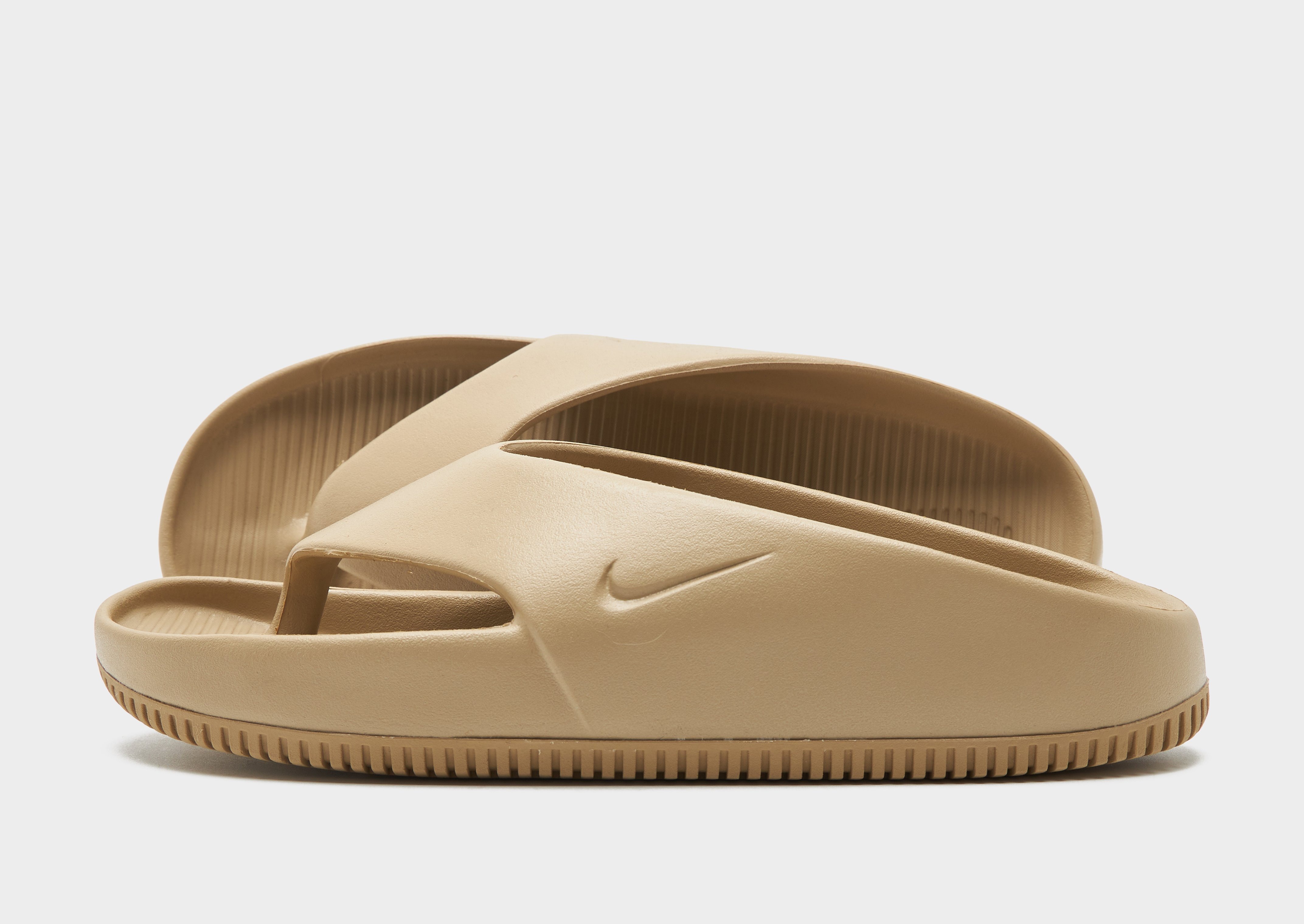 Green Nike Calm Flip Flops - JD Sports