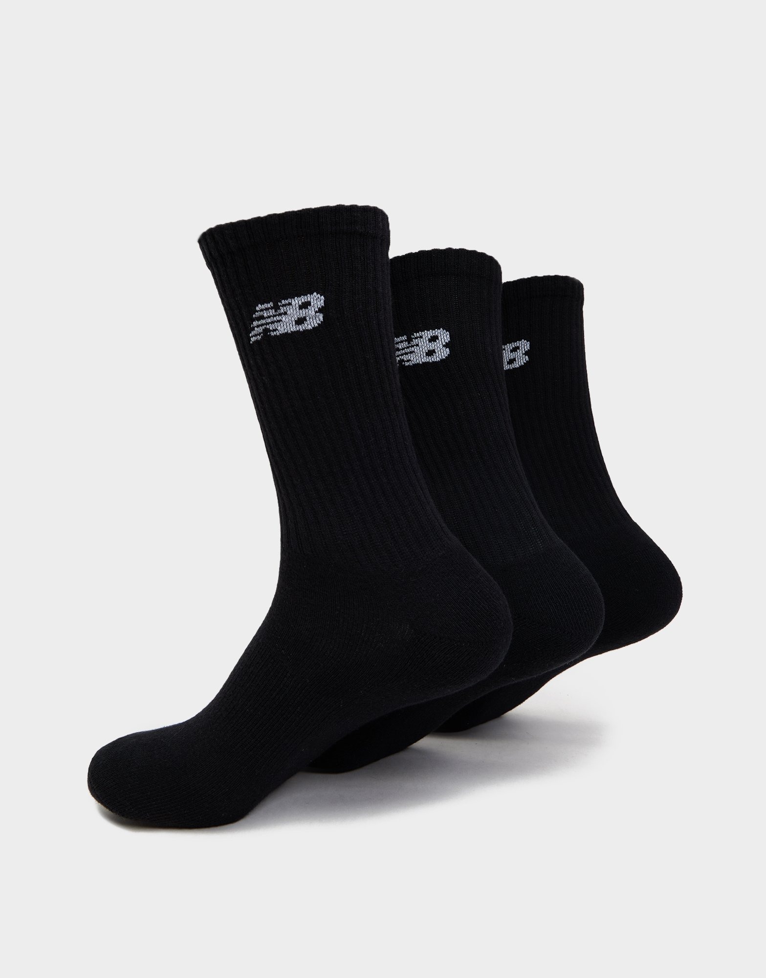 Black New Balance Crew Socks 3 Pack - JD Sports Australia
