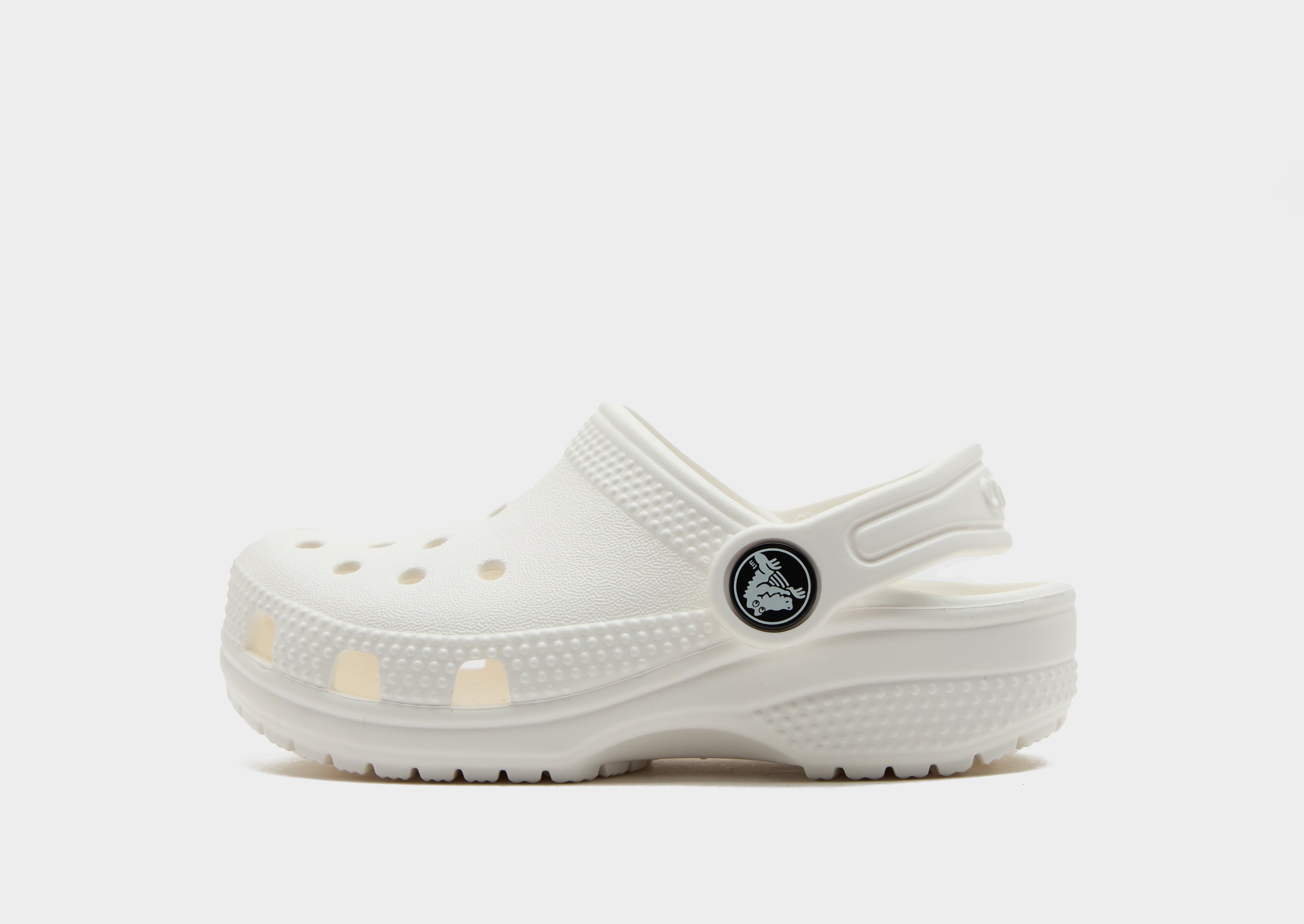 White Crocs Classic Clogs Infant's - JD Sports Australia