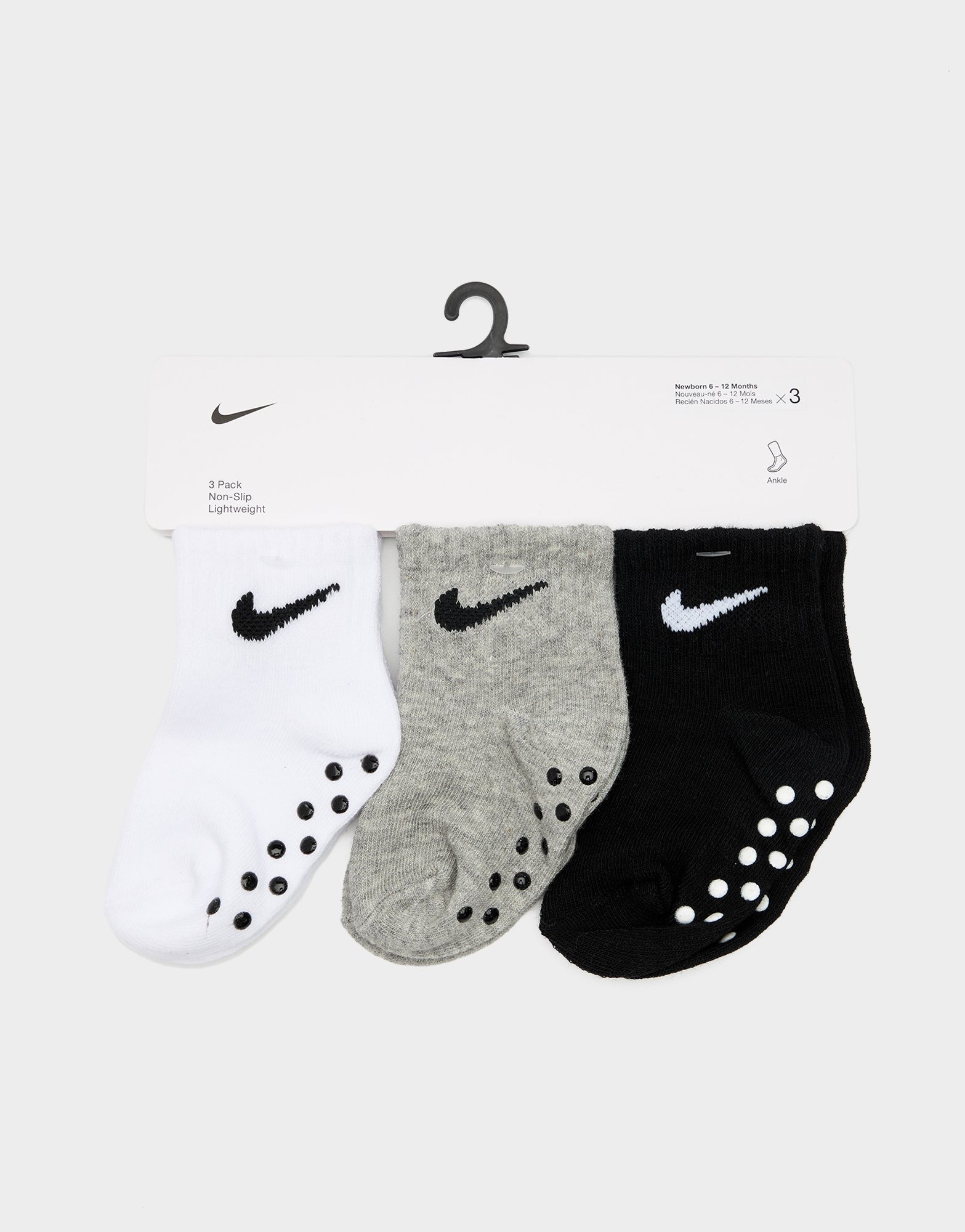 White Nike Gripper Socks 3 Pack - JD Sports Australia