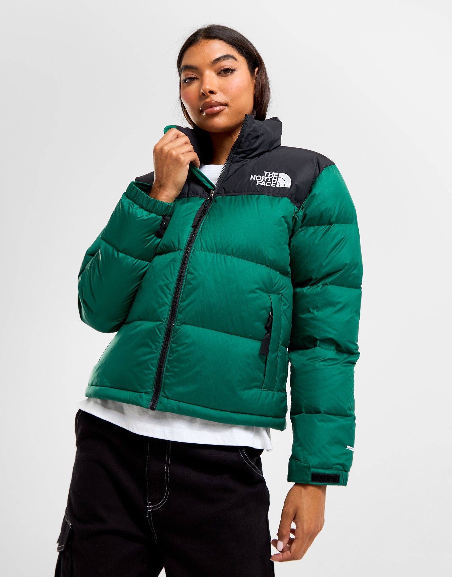 Green The North Face 1996 Retro Nuptse Puffer Jacket - JD Sports