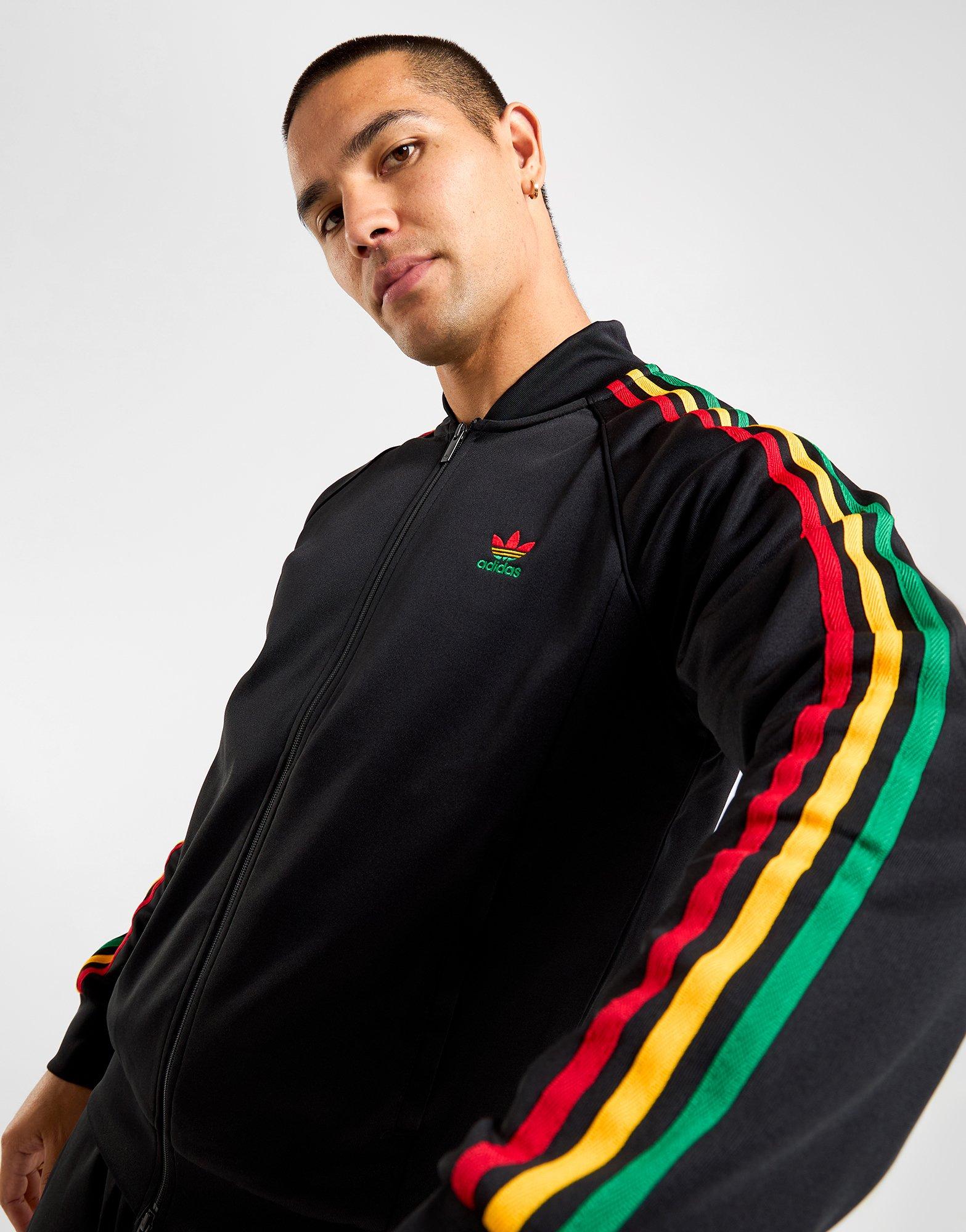 Black adidas Originals Superstar Track Top - JD Sports