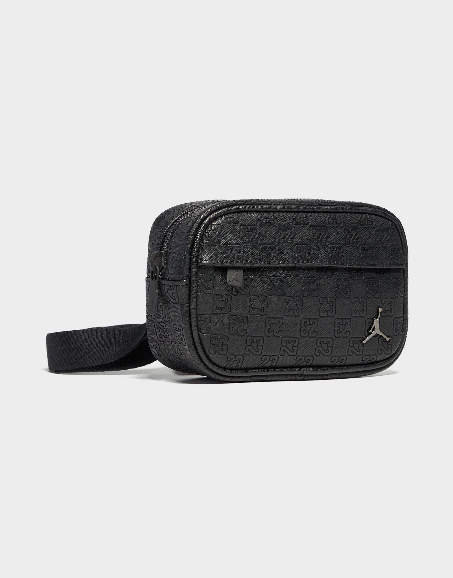 Black Jordan Monogram Crossbody Bag - JD Sports