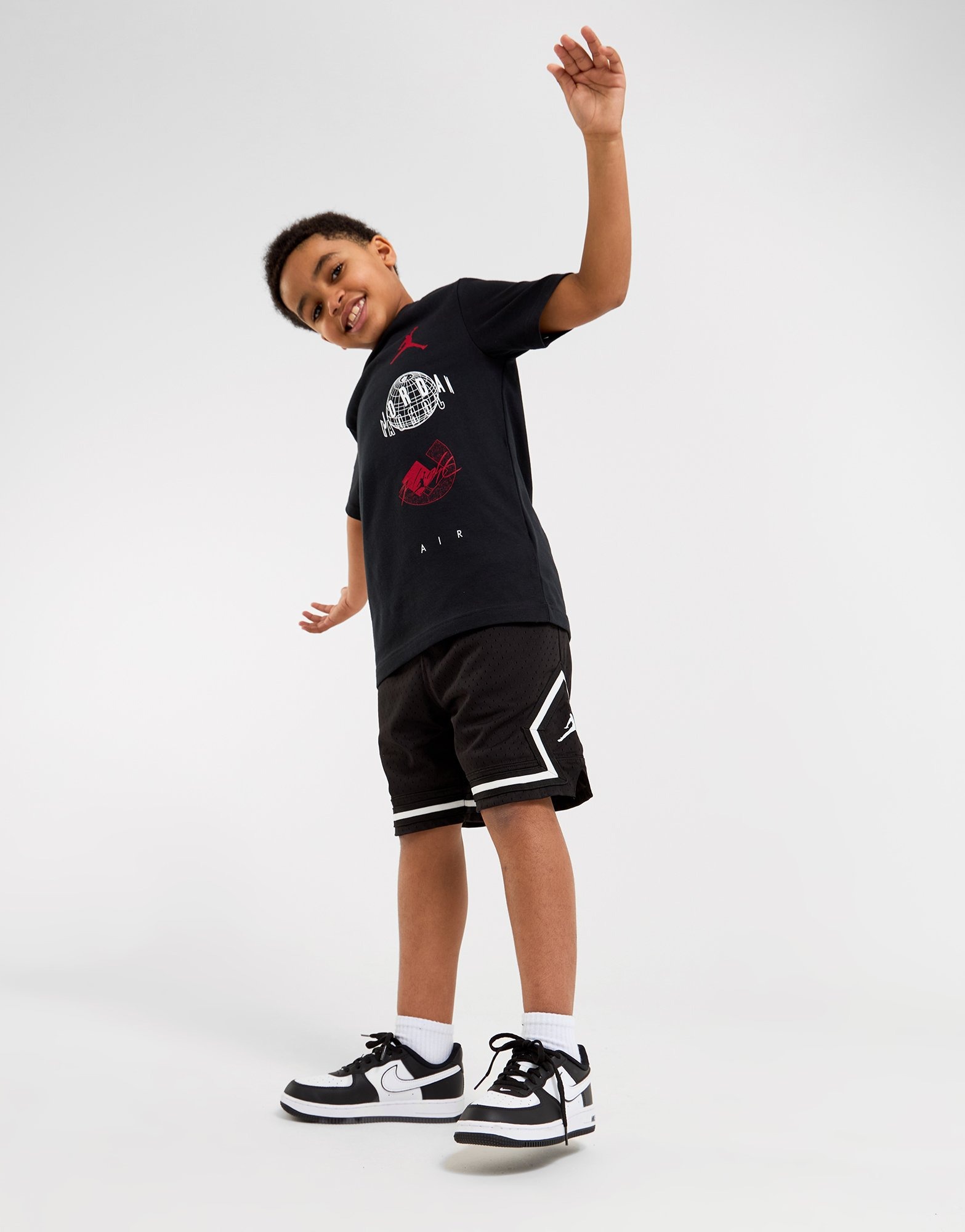 Black Jordan Diamond Shorts Junior's - JD Sports NZ