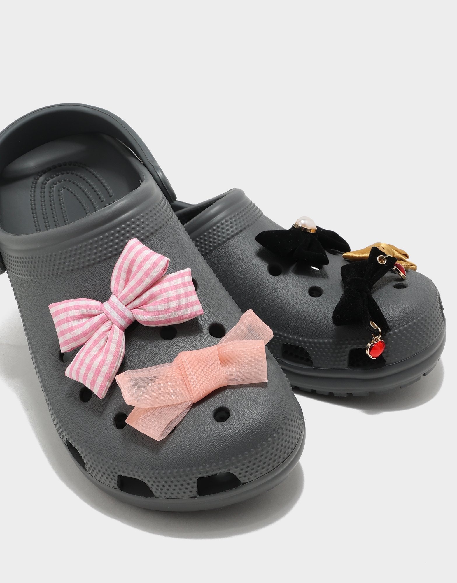 Multi Crocs Jibbitz Charms ‘Mixed Bows’ 5 Pack - JD Sports