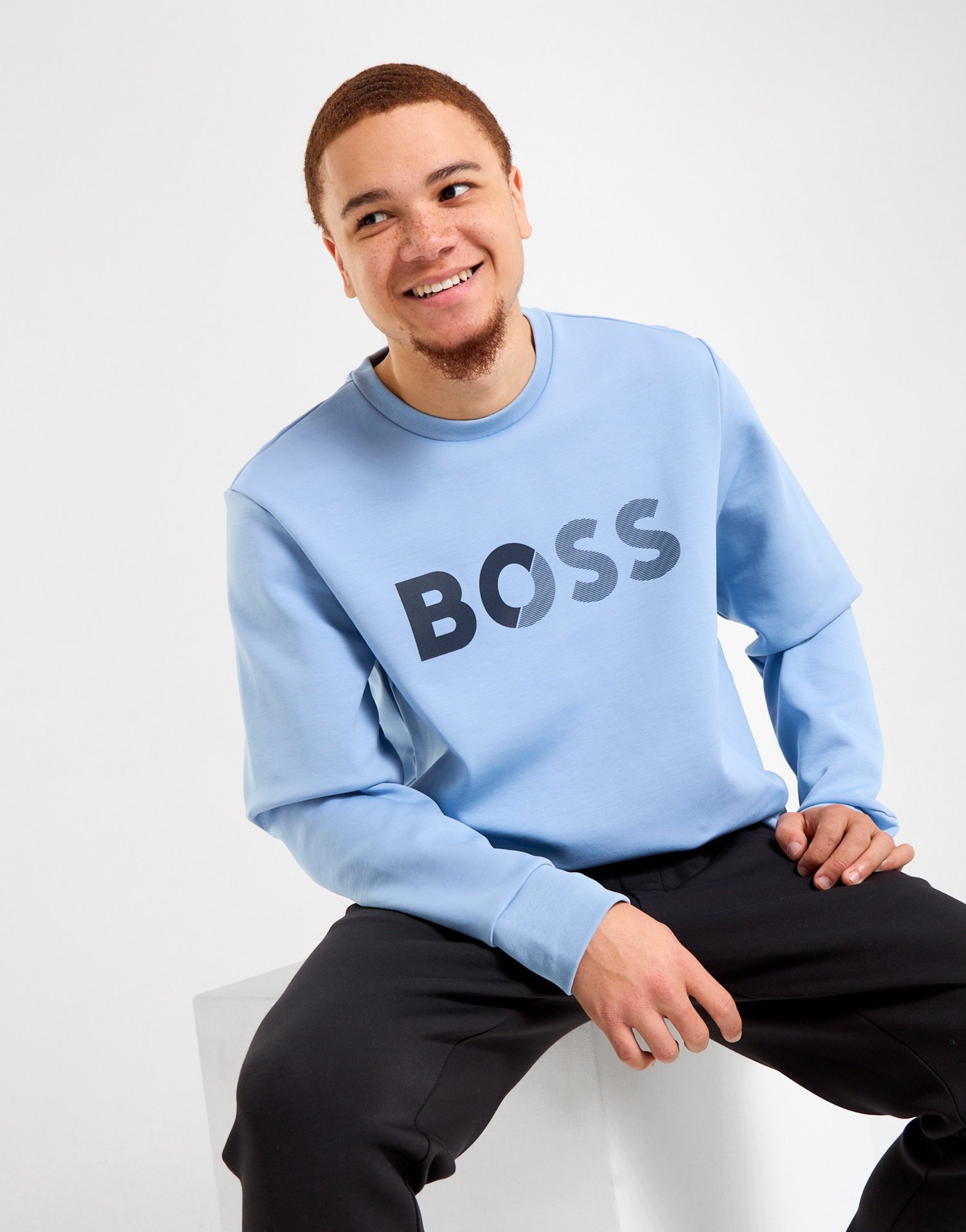 Blue BOSS Sweatshirt - JD Sports NZ