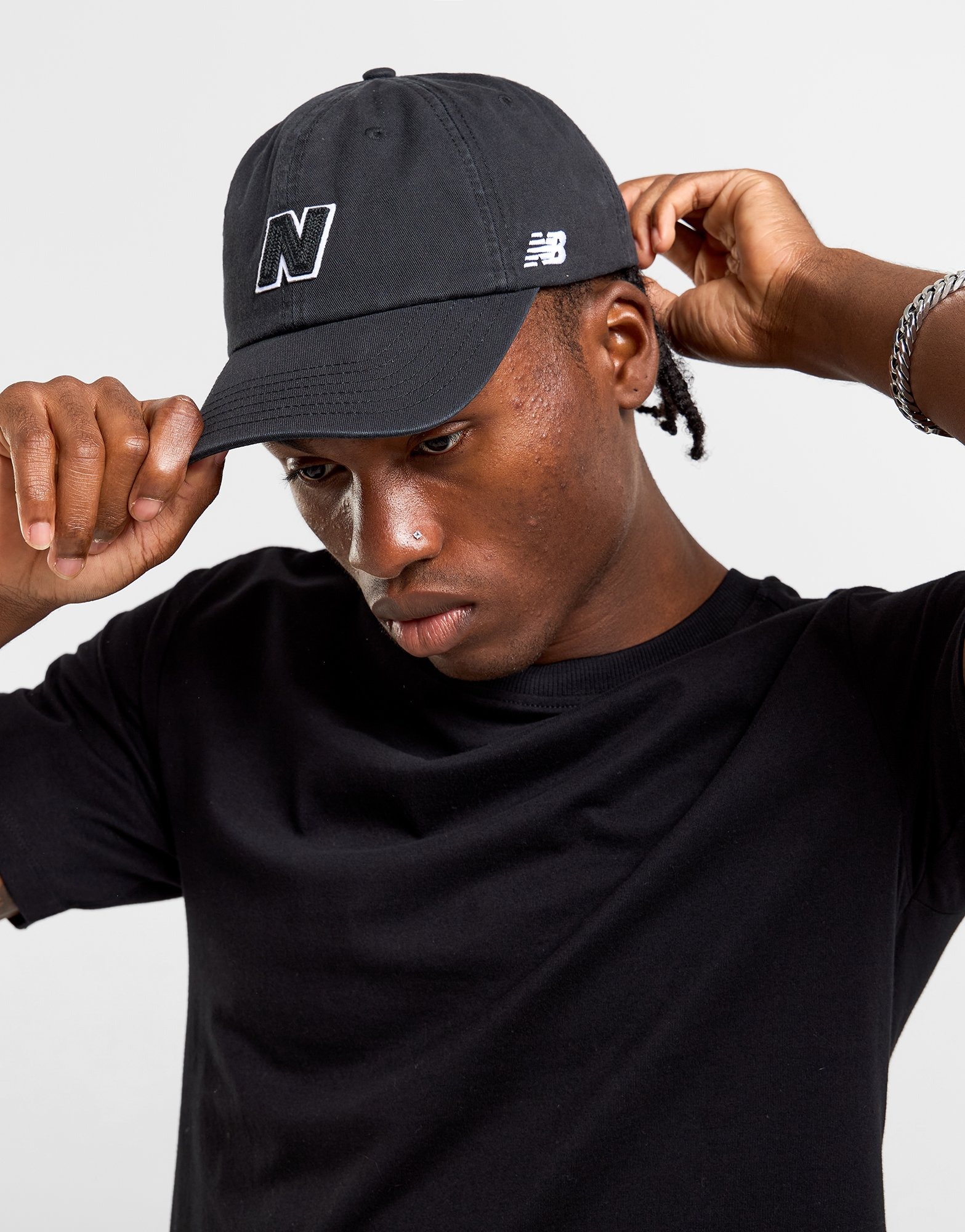 Black New Balance 550 Cap - JD Sports