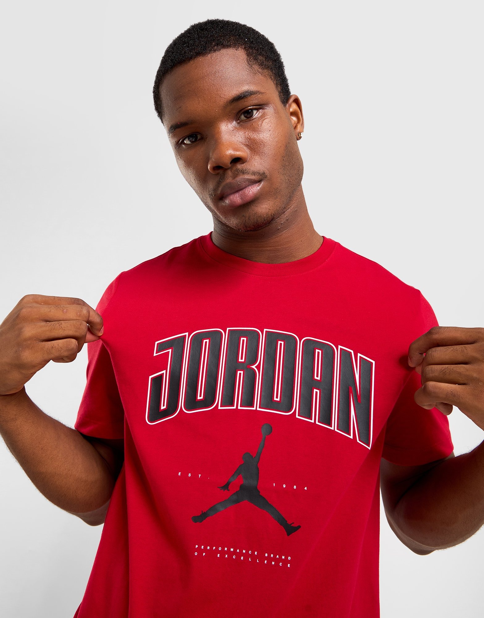 Red Jordan T-Shirt - JD Sports