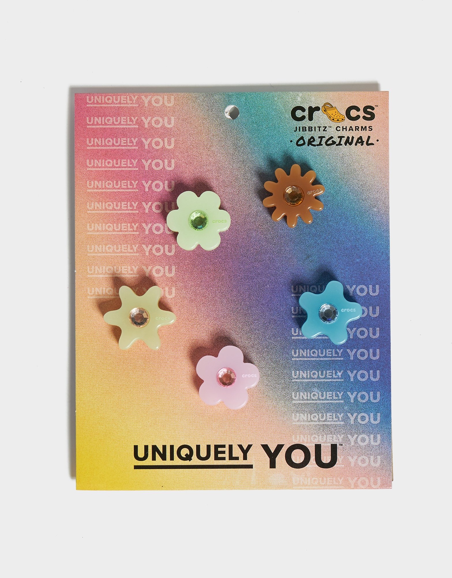 Multi Crocs Jibbitz Charms 'Enlighten Flower' 5 Pack - JD Sports Australia