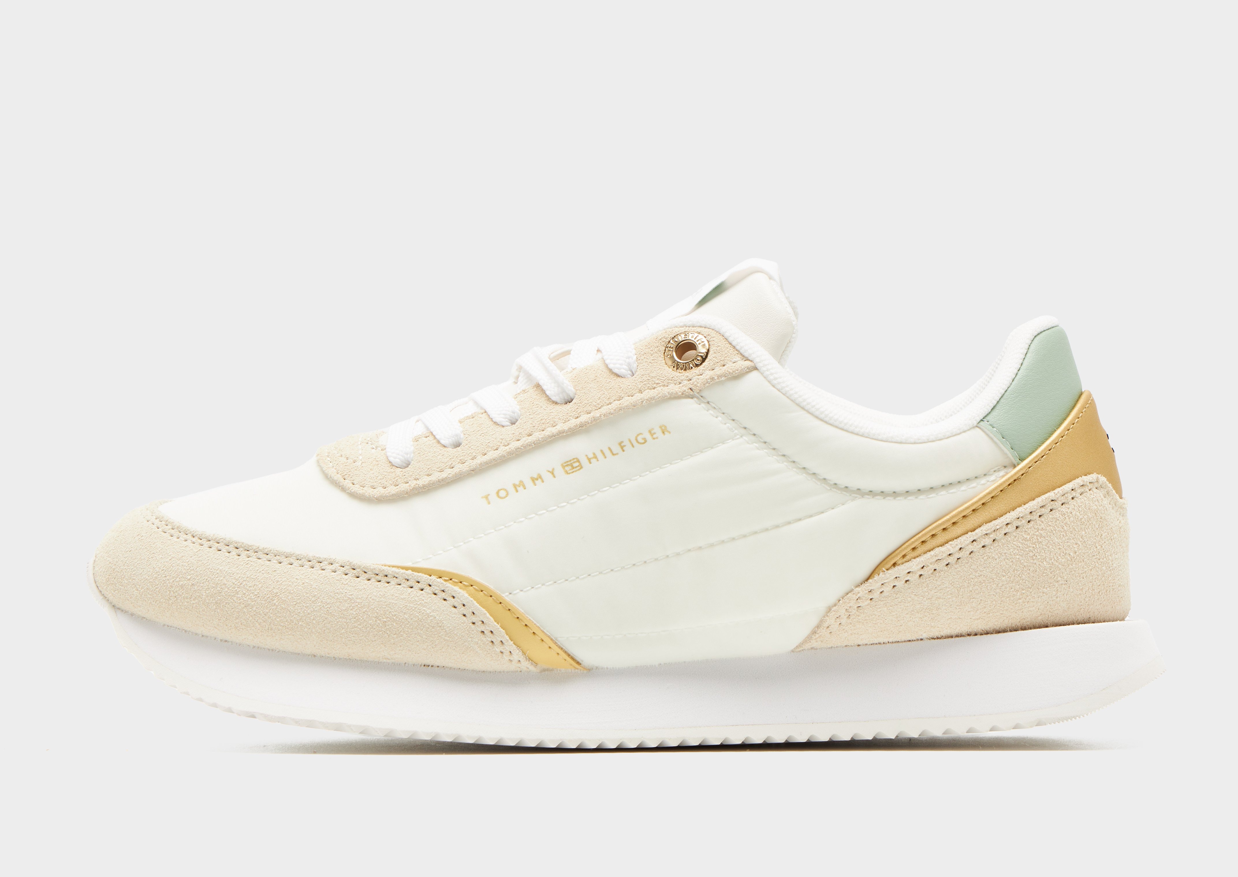 White Tommy Hilfiger Essential Mesh Runners Women's - JD Sports NZ