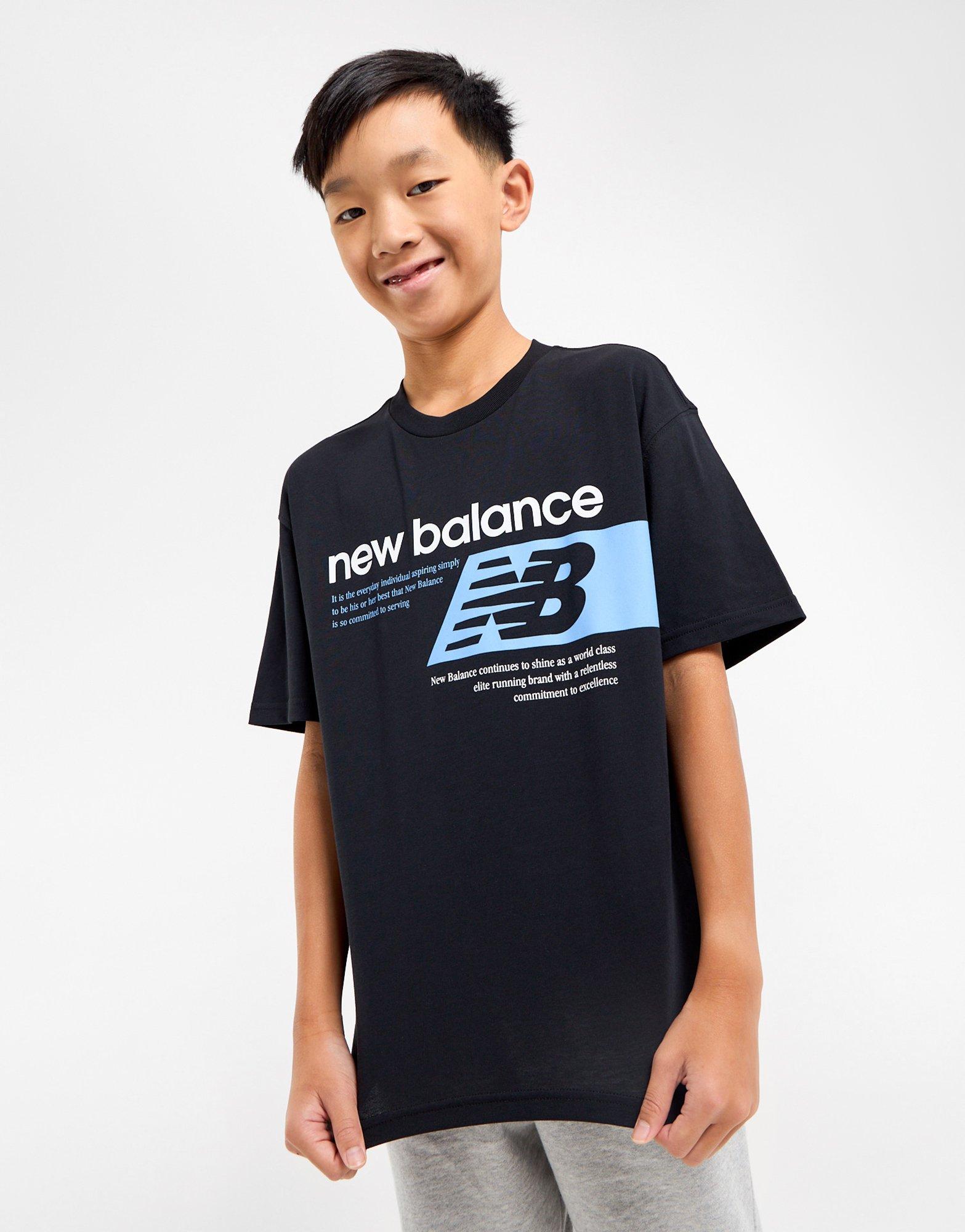 Black New Balance T-Shirt Junior's - JD Sports