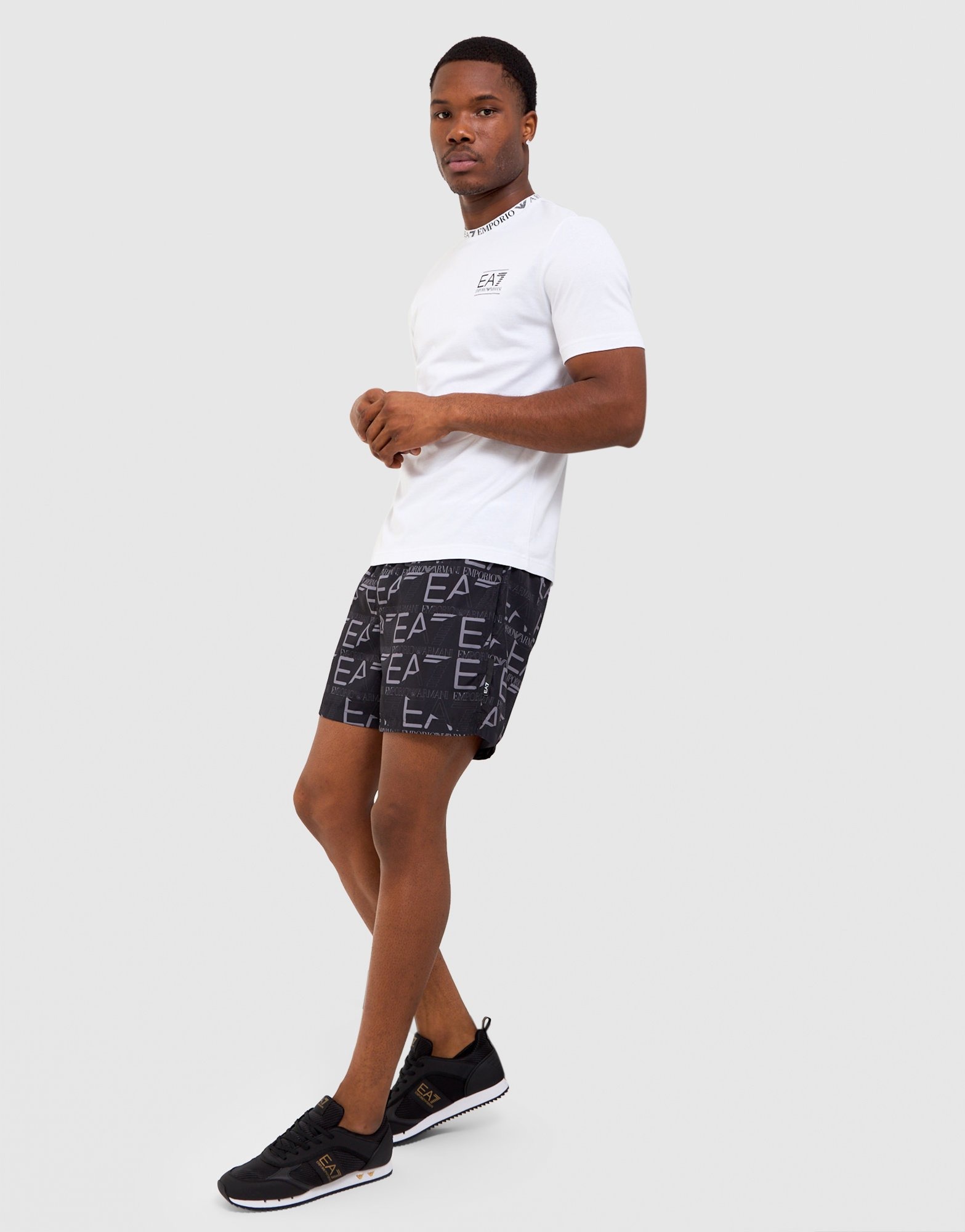 Black EA7 Swim Shorts - JD Sports Australia