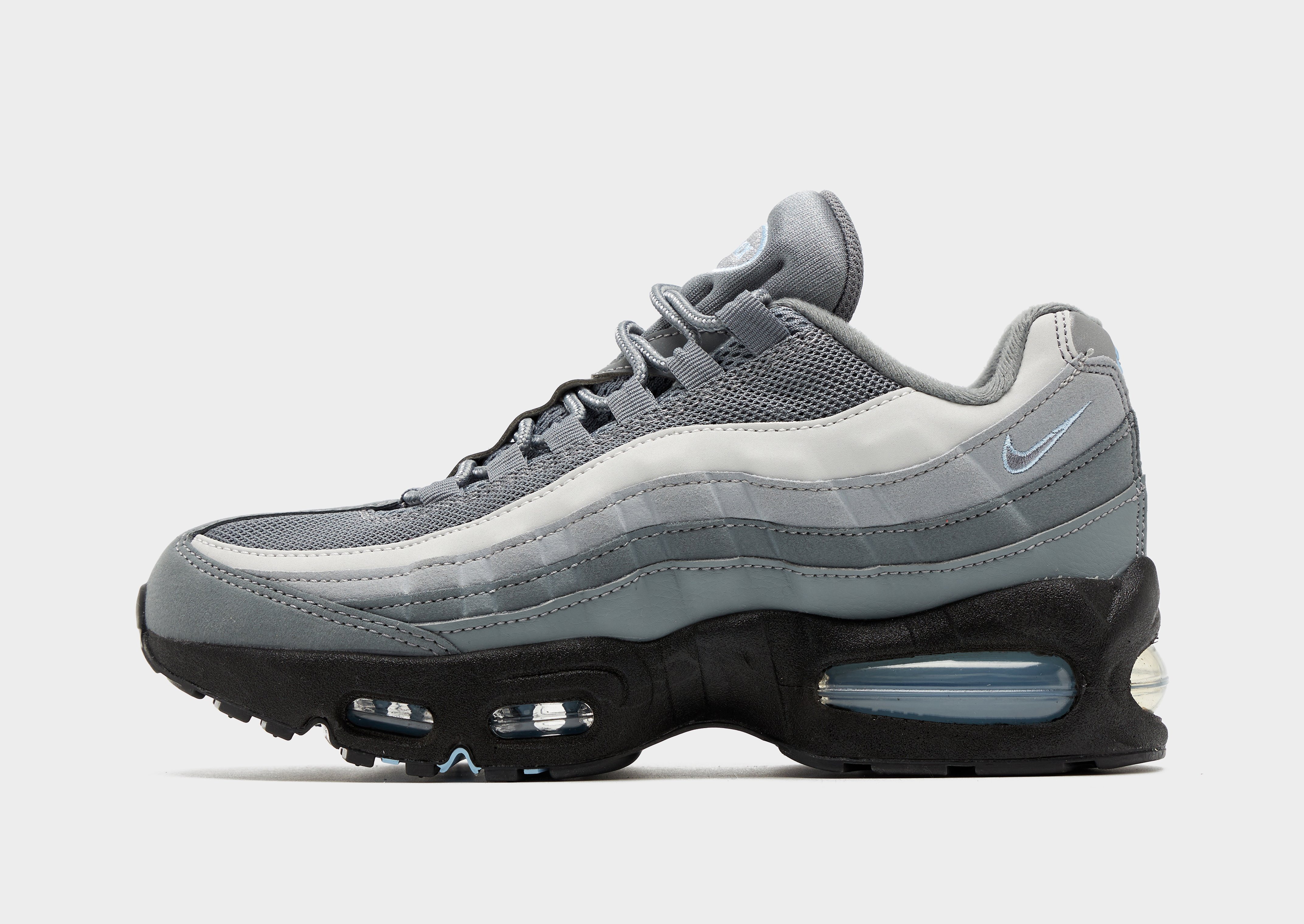 Grey Nike Air Max 95 Junior's - JD Sports