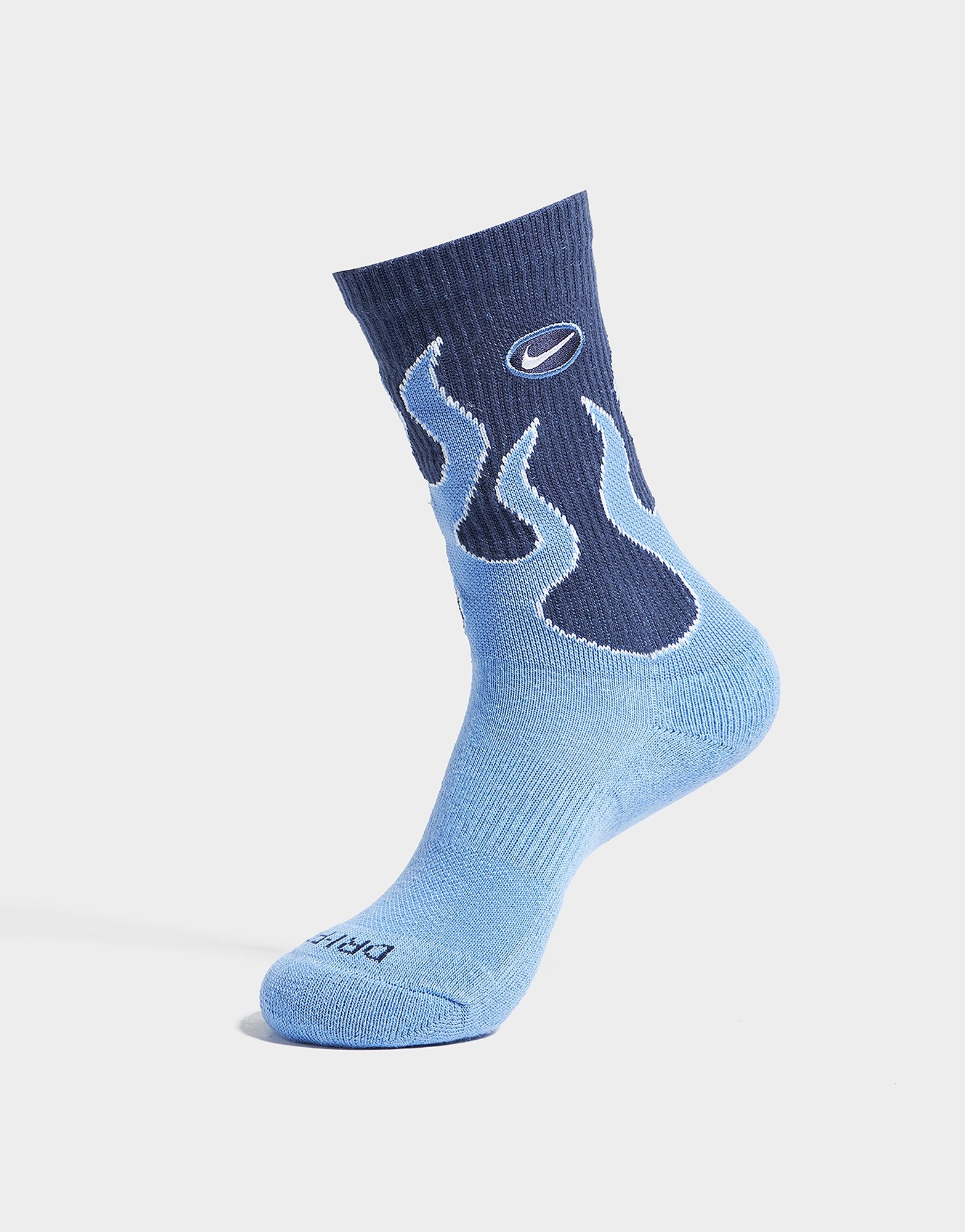Blue Nike U Sock Crw Flame Swsh 1pk Nvy/blu# - JD Sports NZ