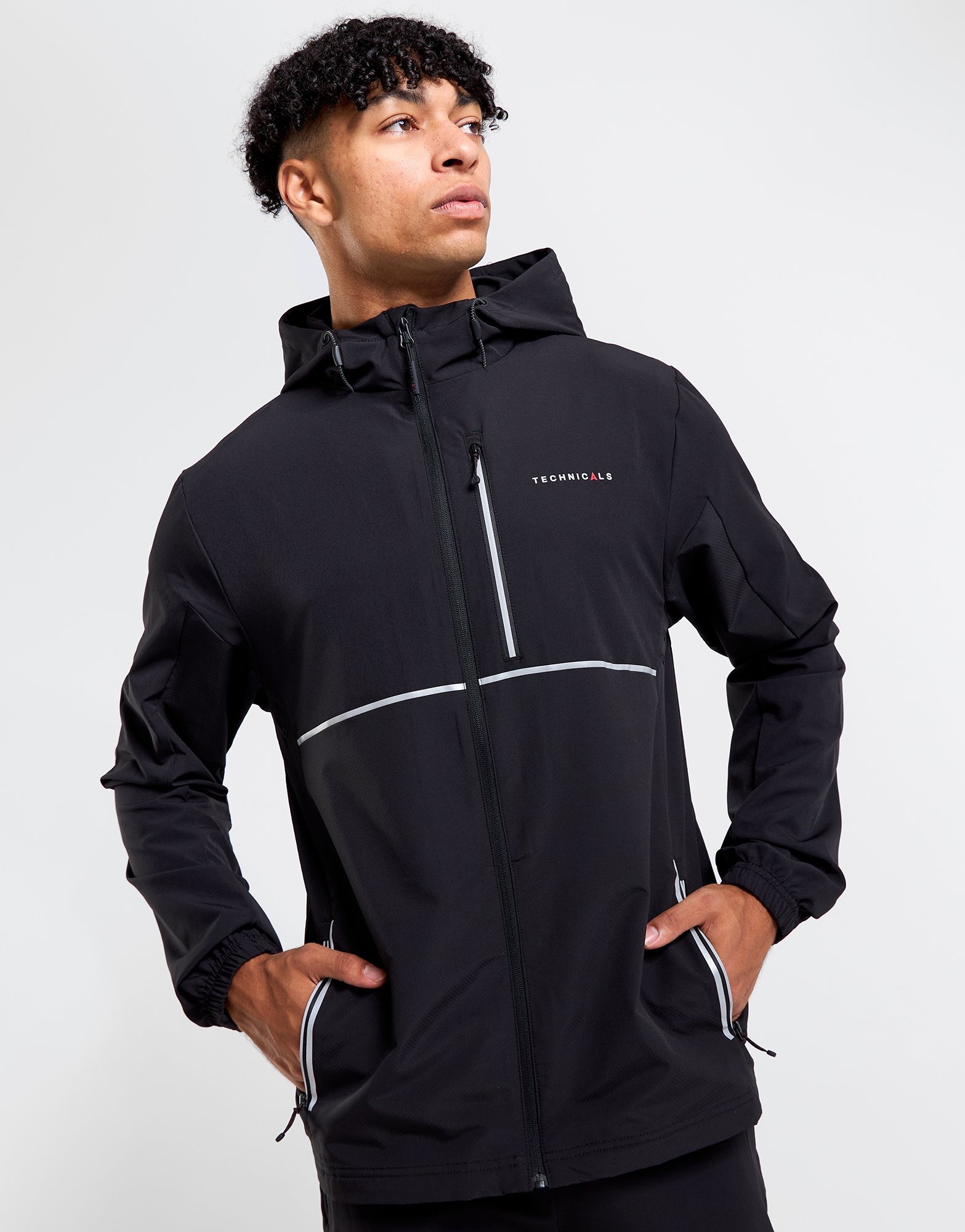 Black Technicals Dacite 2 Woven Jacket - JD Sports Australia