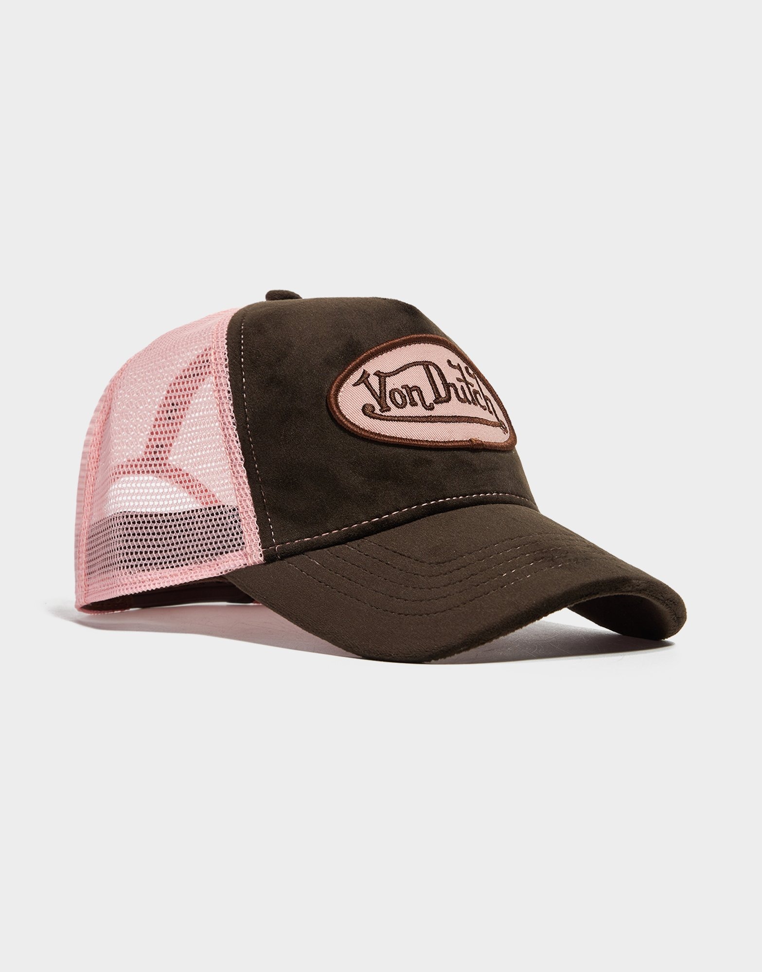 Brown Von Dutch Velvet Trucker Cap - JD Sports Australia