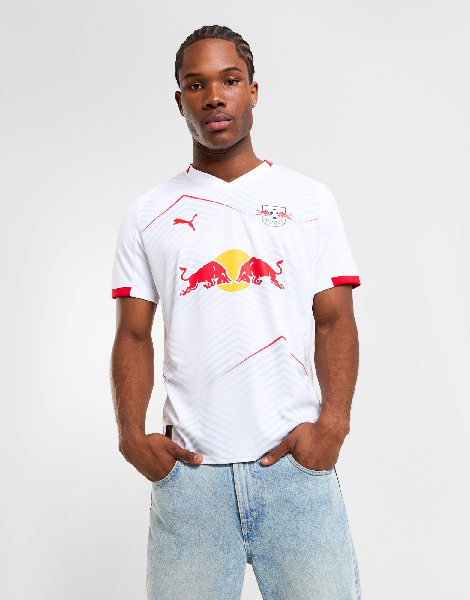 White PUMA RB Leipzig 2025/26 Home Jersey - JD Sports NZ