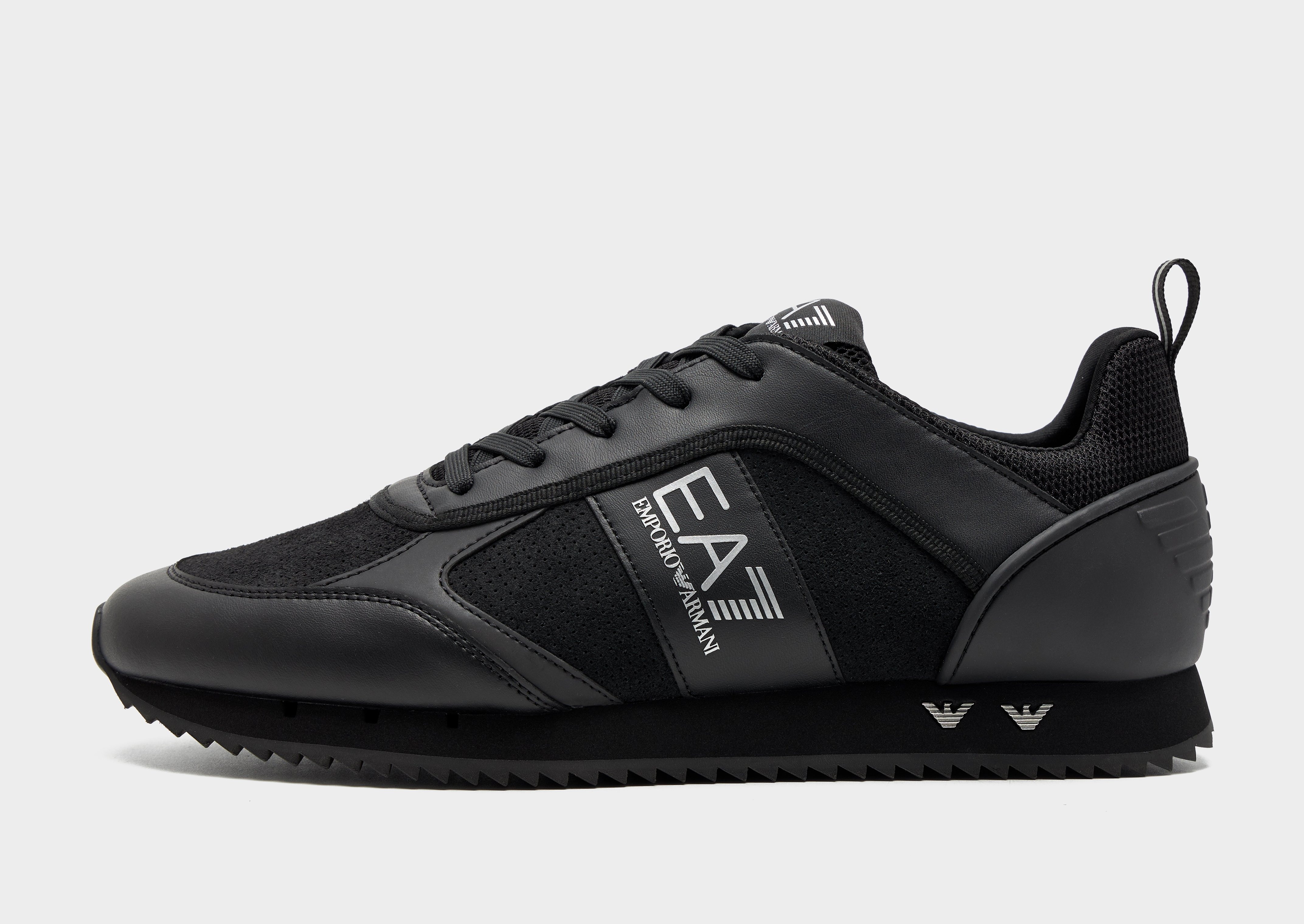 Black EA7 B&W Suede - JD Sports NZ