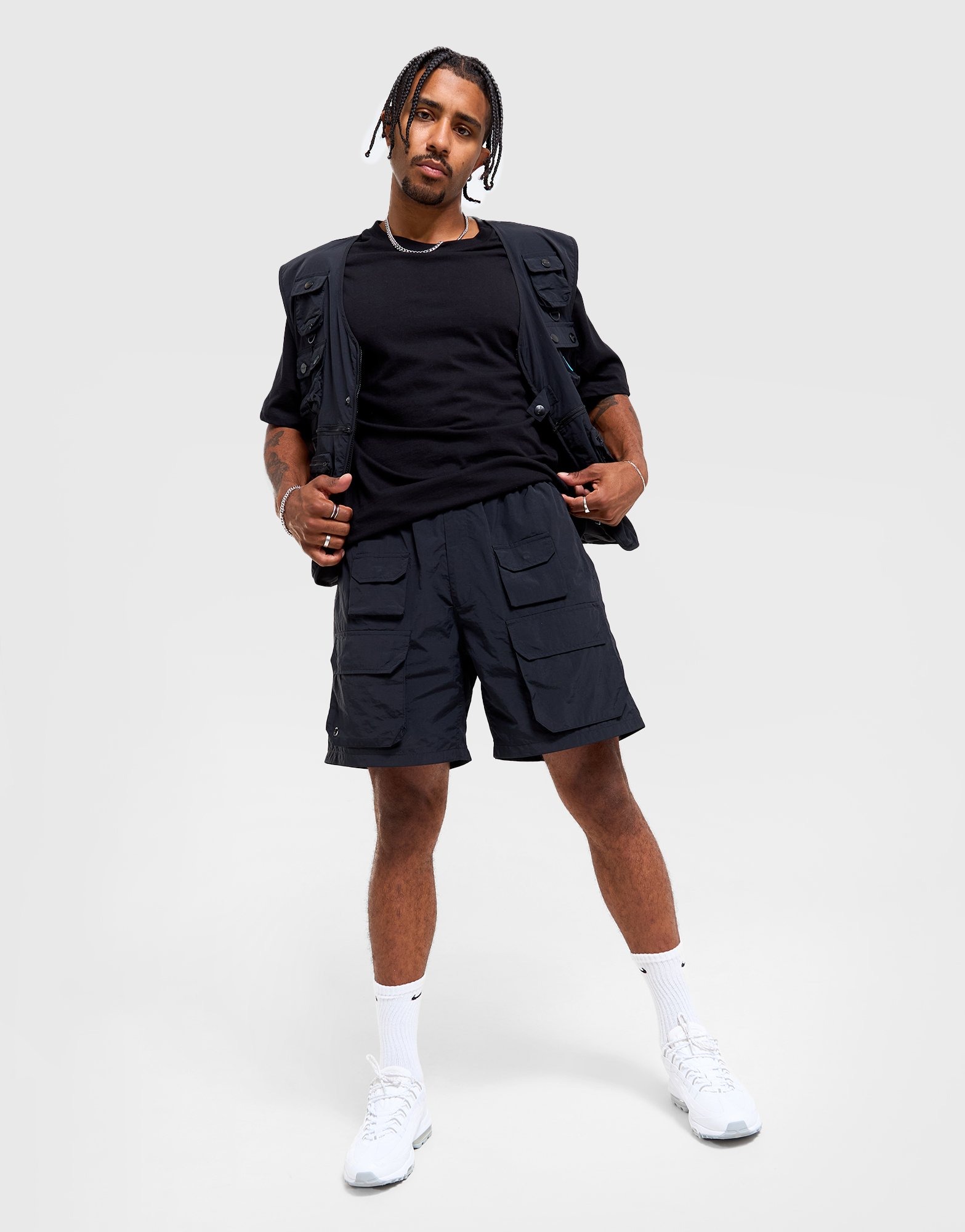 Black Pyra Hike Shorts - JD Sports