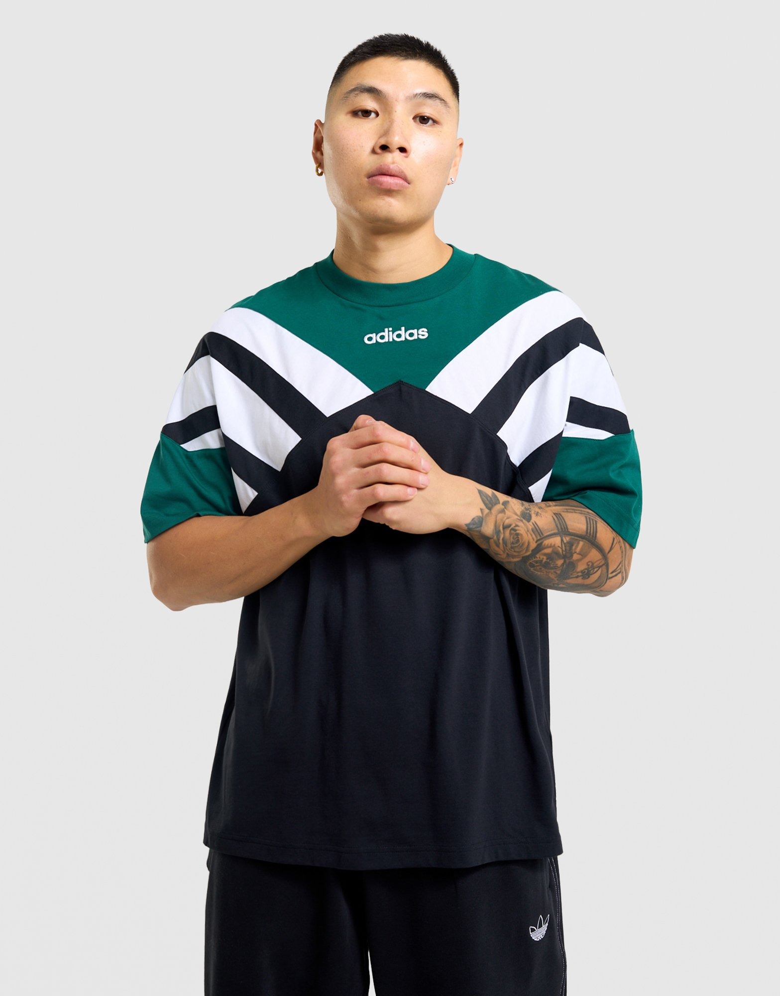 Black adidas Originals Archive Cutline T-Shirt - JD Sports NZ