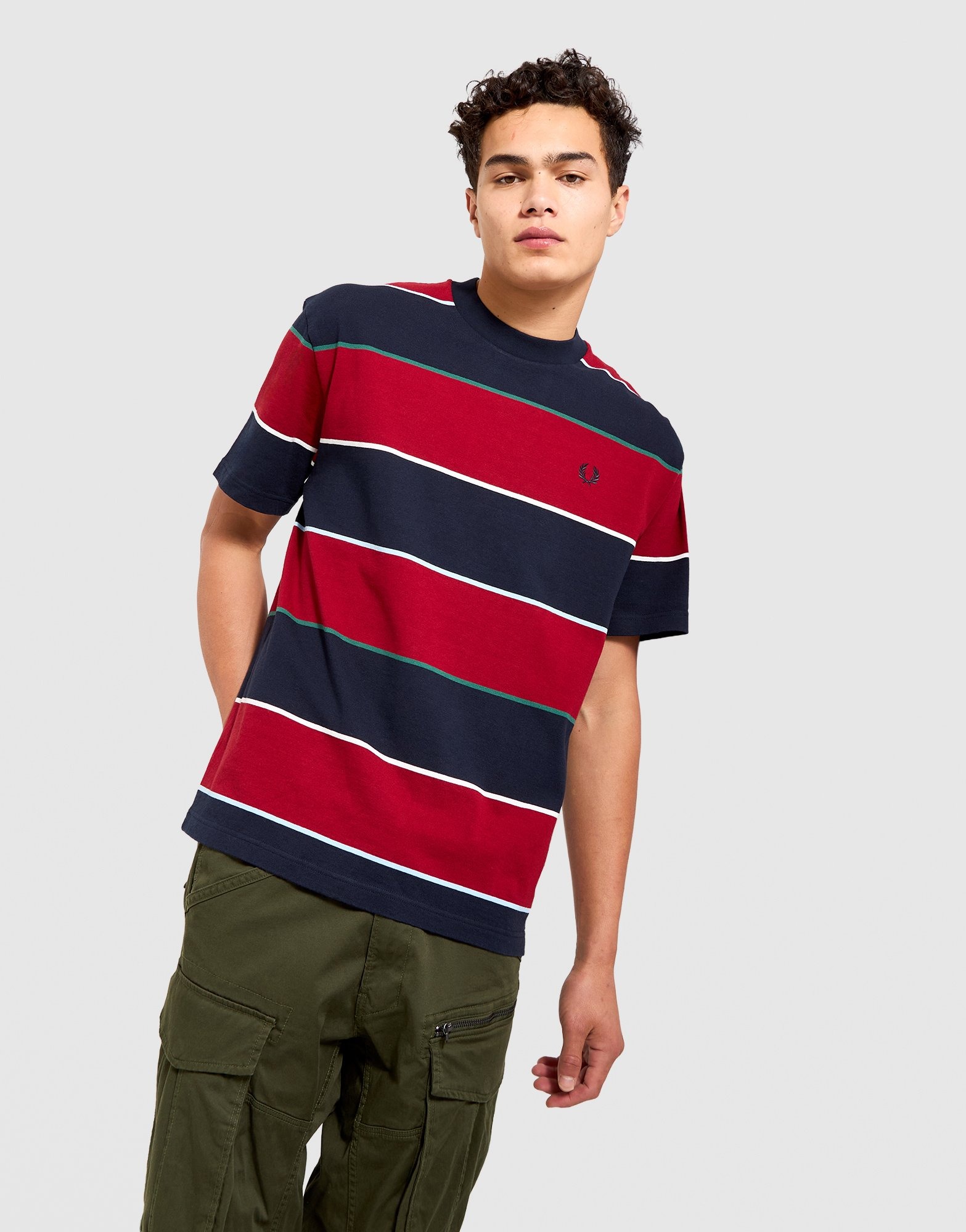 Red Fred Perry T-Shirt - JD Sports Australia