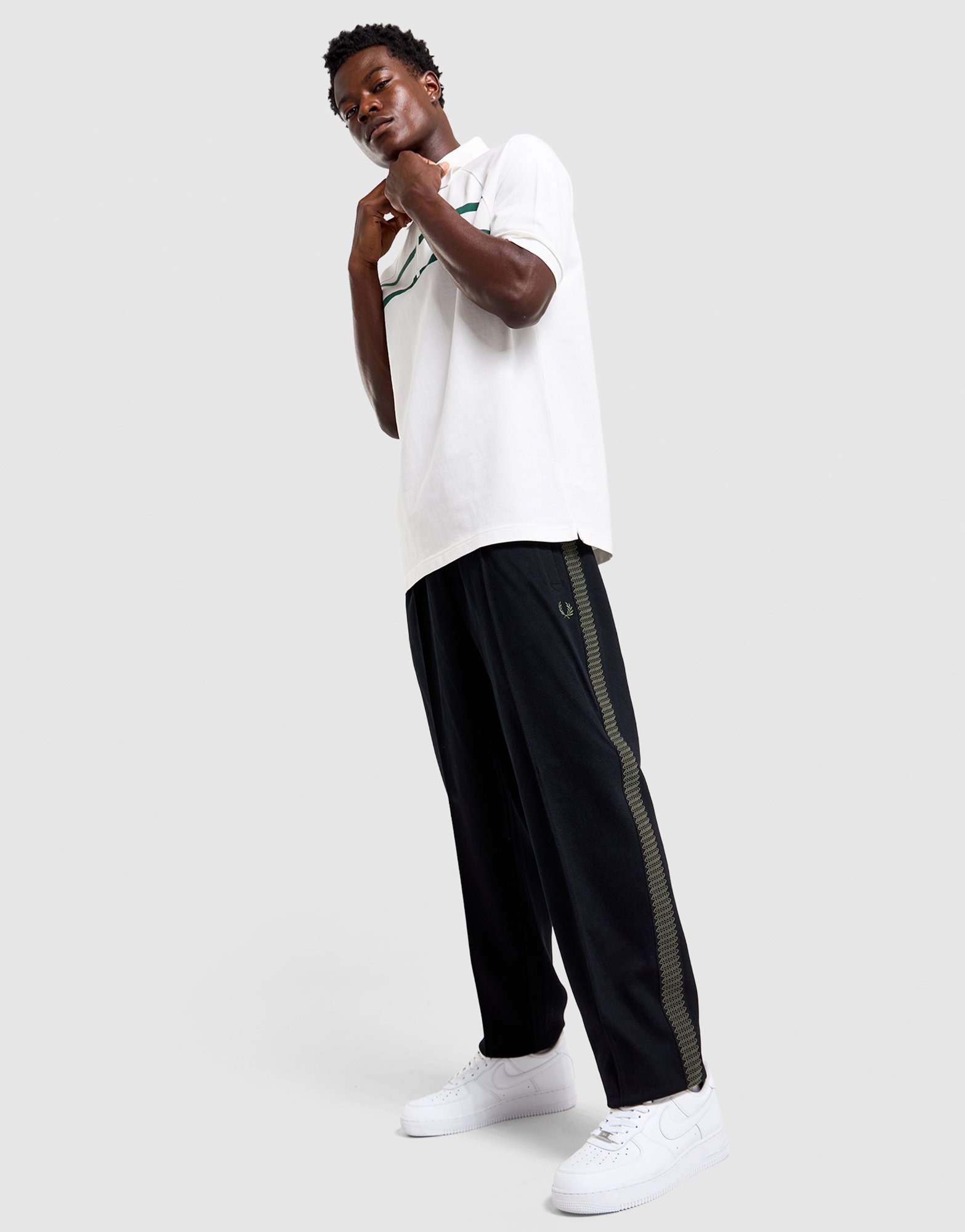 Black Fred Perry Grip Track Pants - JD Sports Australia