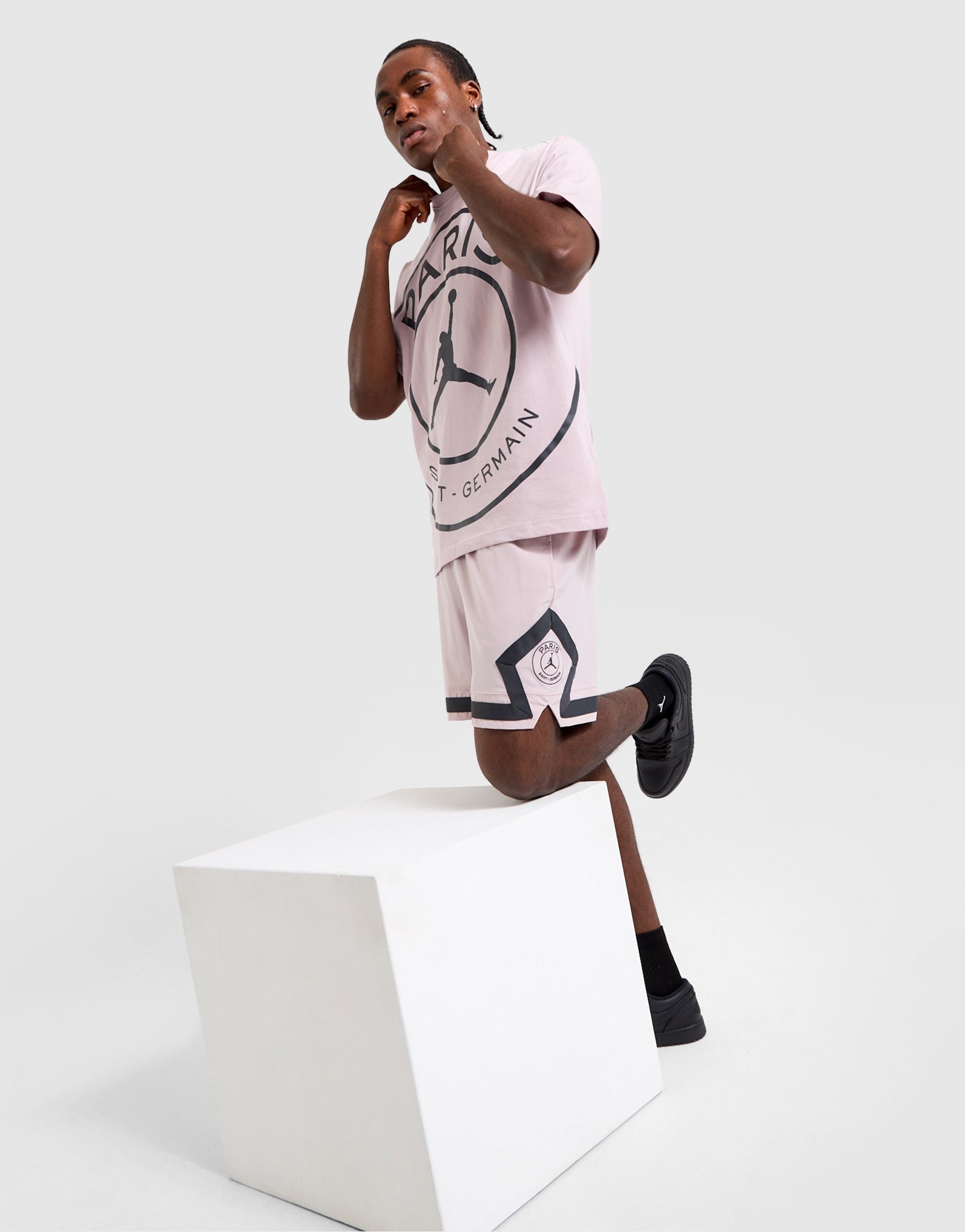 Grey Jordan PSG Dri-FIT Mesh Diamond Shorts - JD Sports Australia