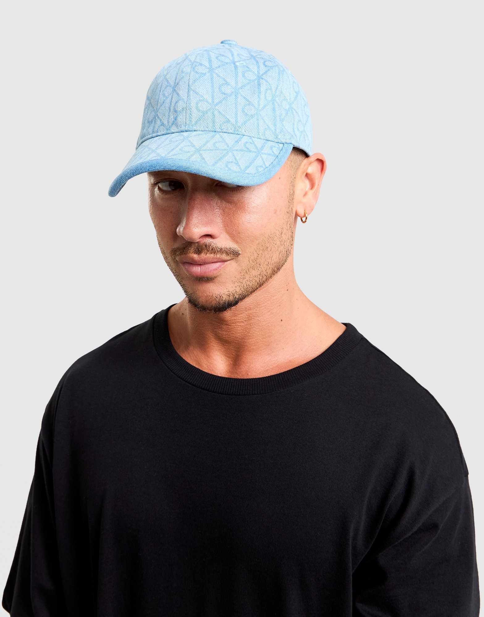 Blue Calvin Klein Monogram Denim Cap - JD Sports Australia