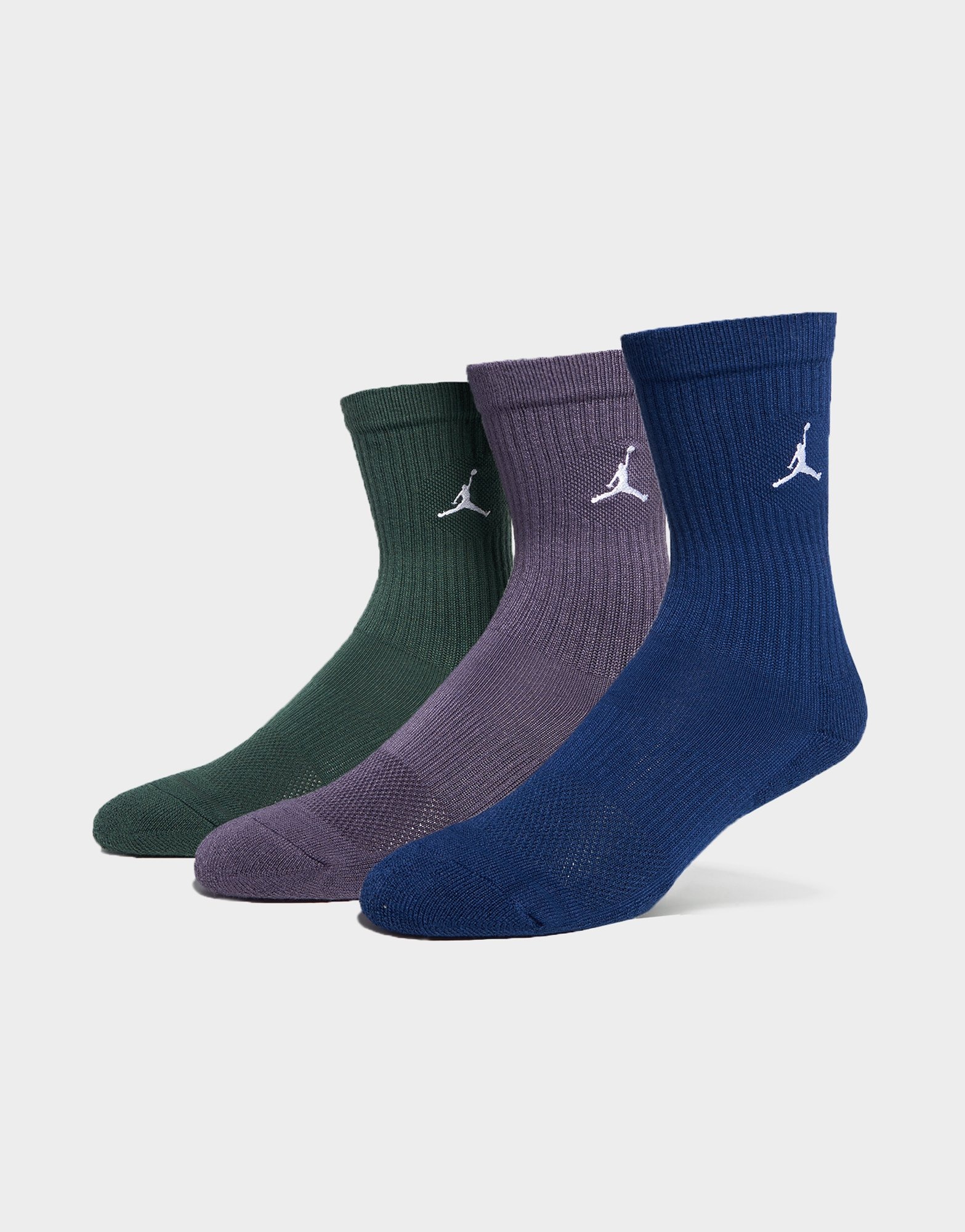 Multi Jordan Everyday Crew Socks (3 Pack) - JD Sports NZ