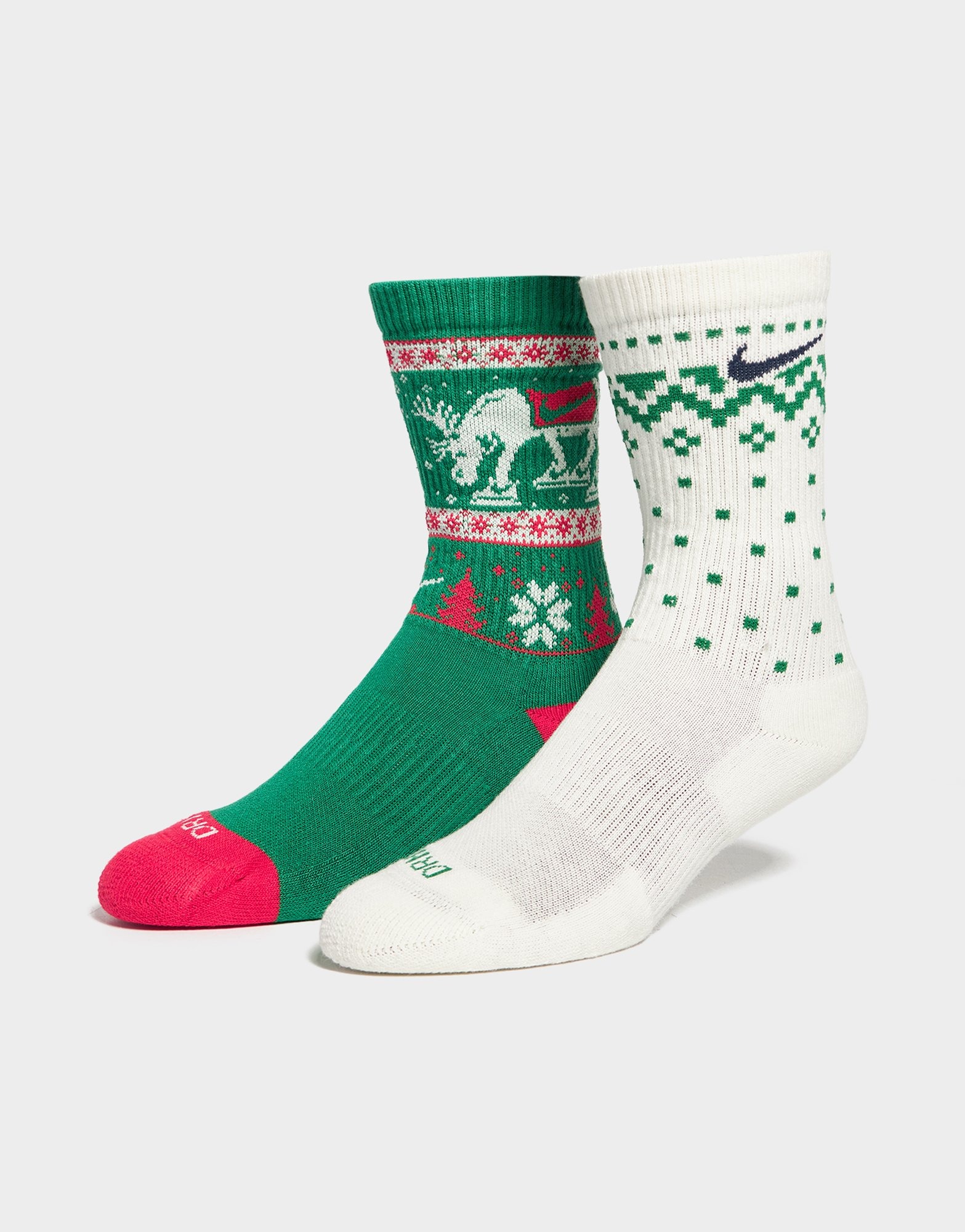 Multi Nike Winter Wonderland Crew Socks (2 Pack) - JD Sports Australia