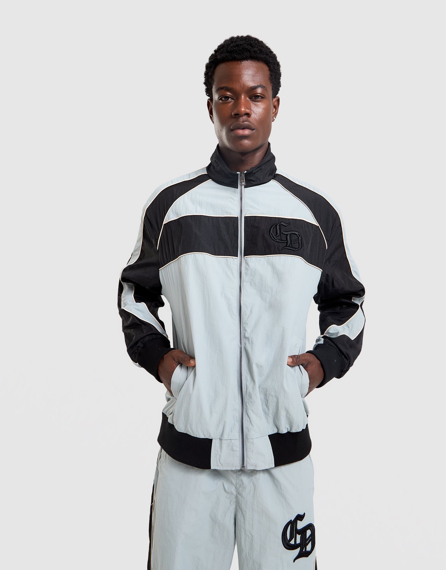 Blue Criminal Damage Panelled Training Nylon Jacket - JD Sports Australia