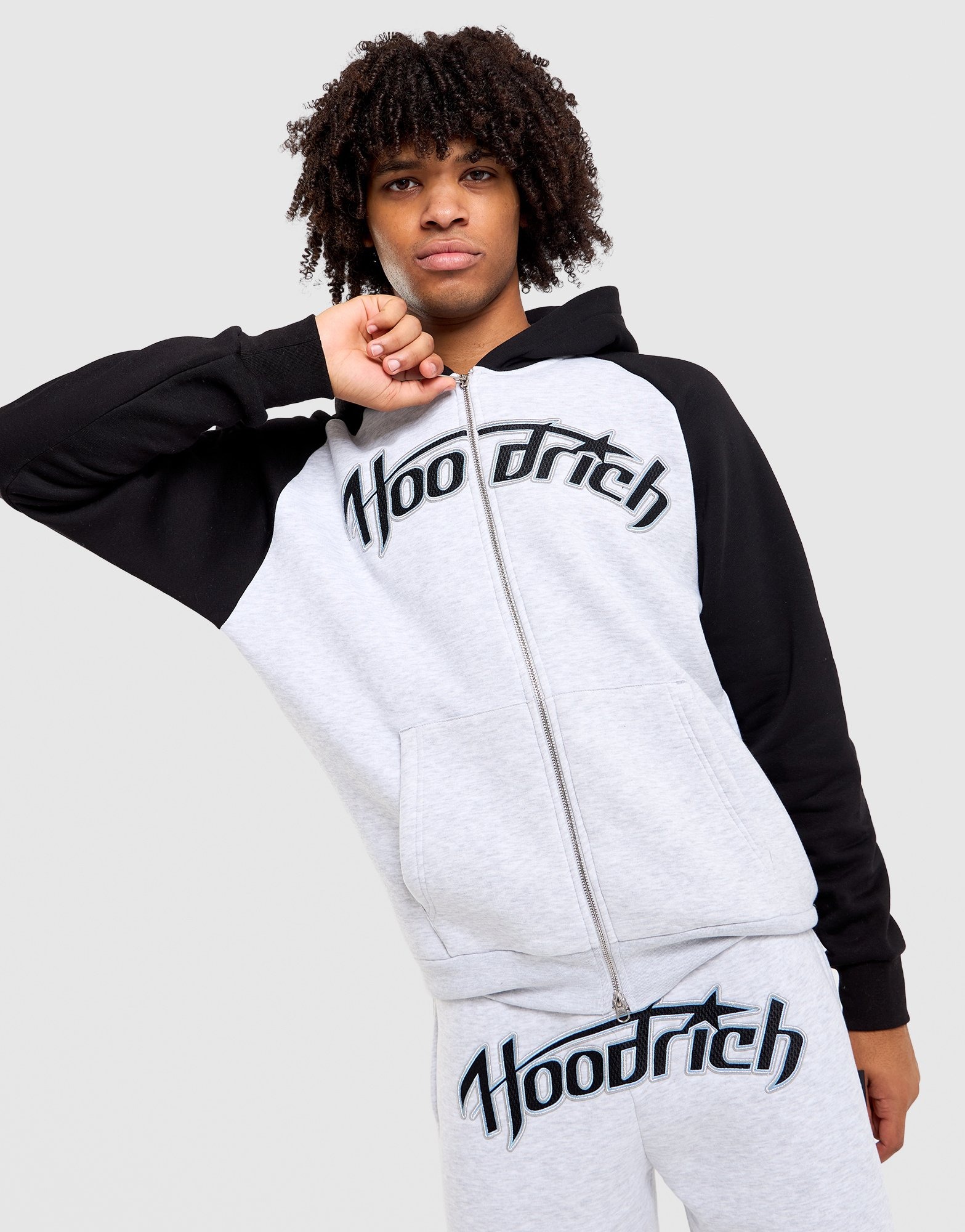 Grey Hoodrich Galaxy Full Zip Hoodie - JD Sports NZ