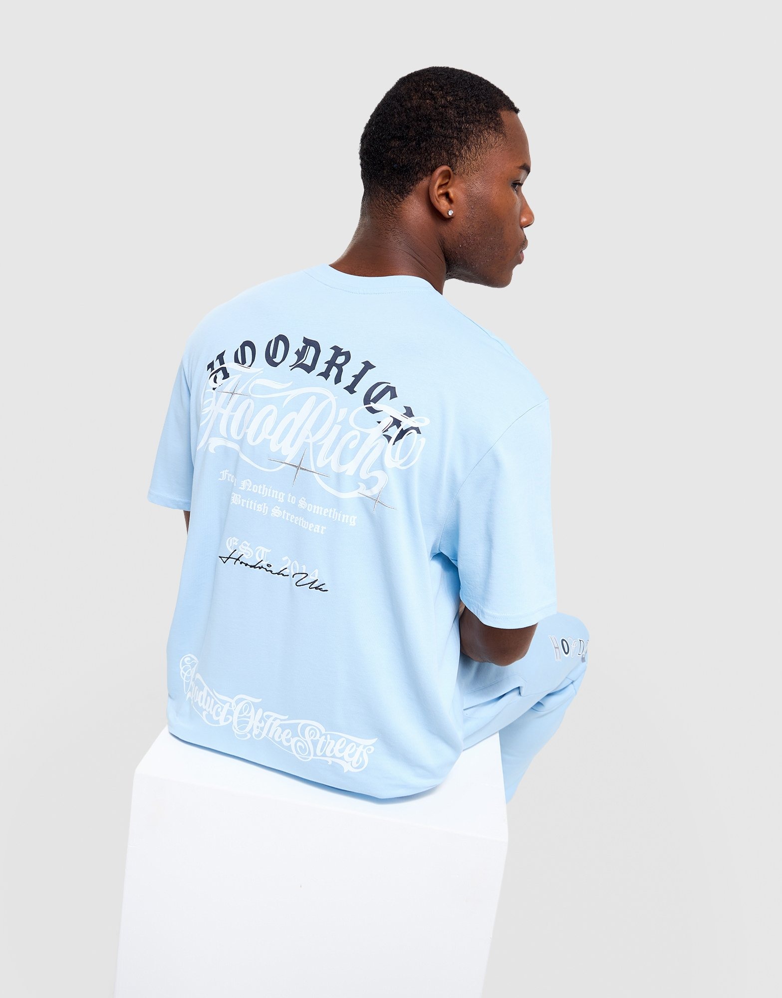 Blue Hoodrich Legado T-Shirt - JD Sports Australia