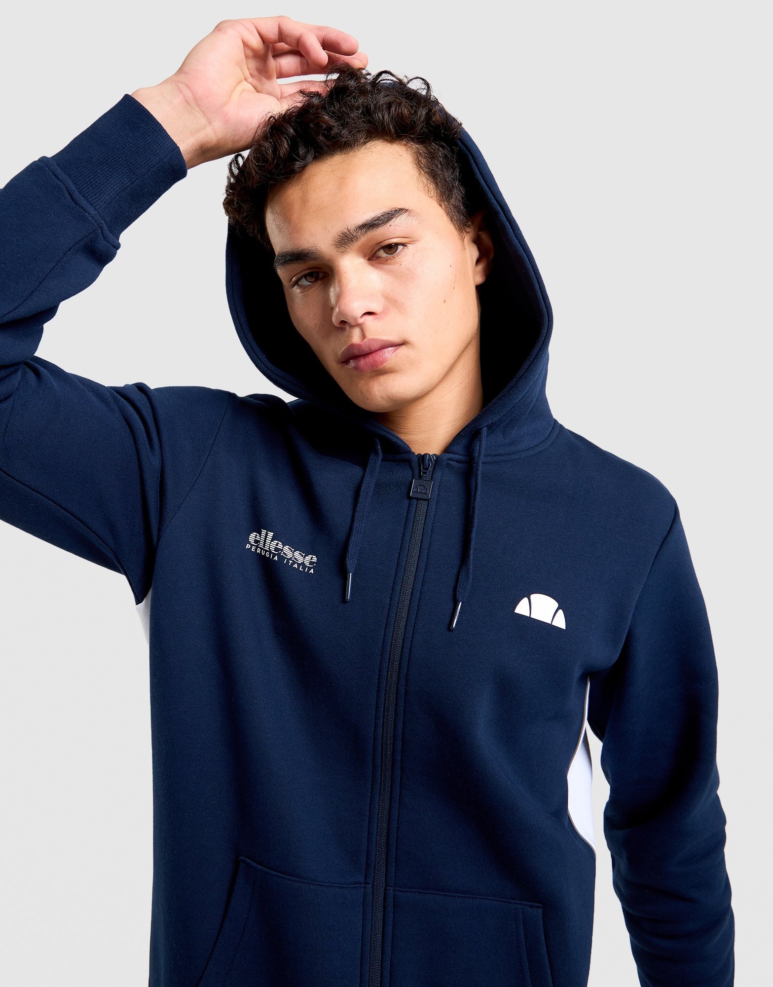 Blue Ellesse Full Zip Hoodie - JD Sports NZ