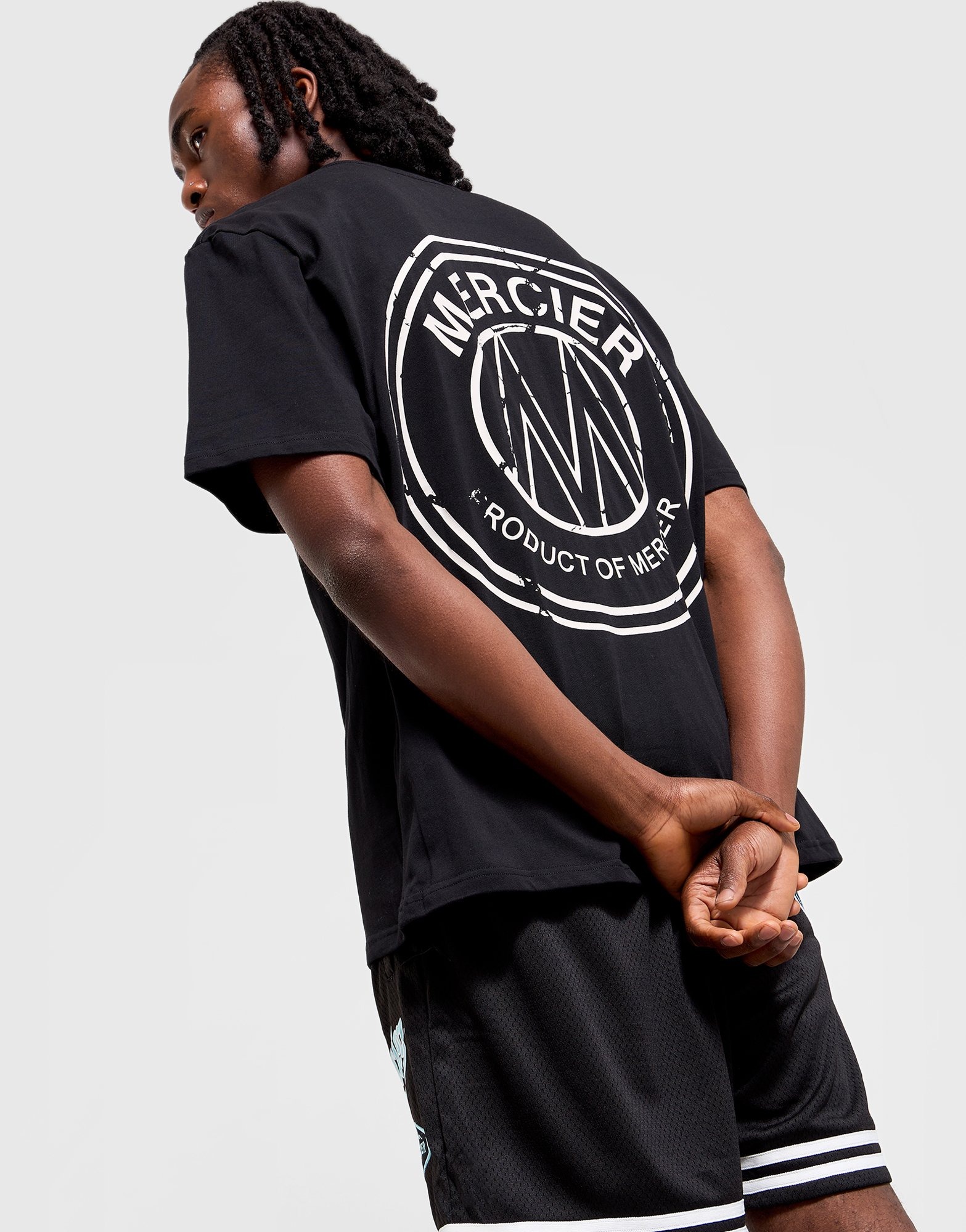 Black MERCIER Fracture T-Shirt - JD Sports NZ